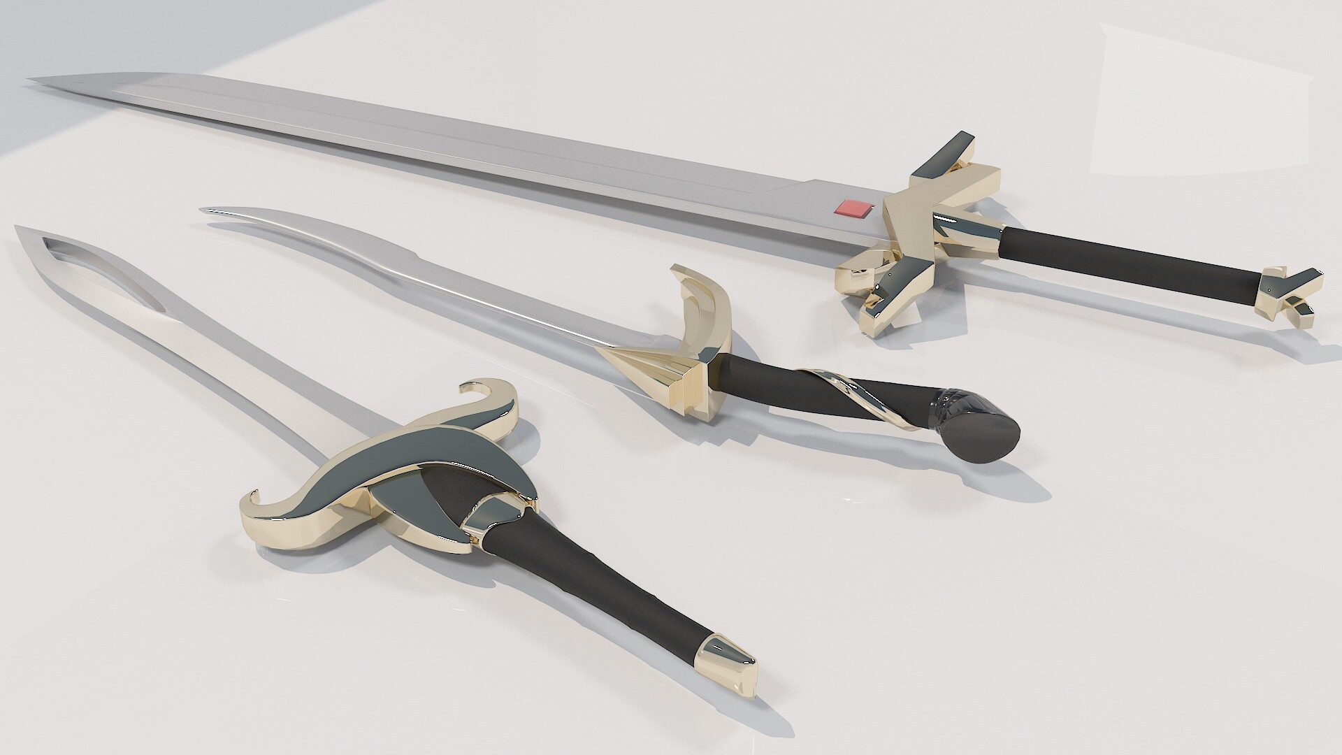 ArtStation - sword design ''calabarn, mendhil and veliahtr''