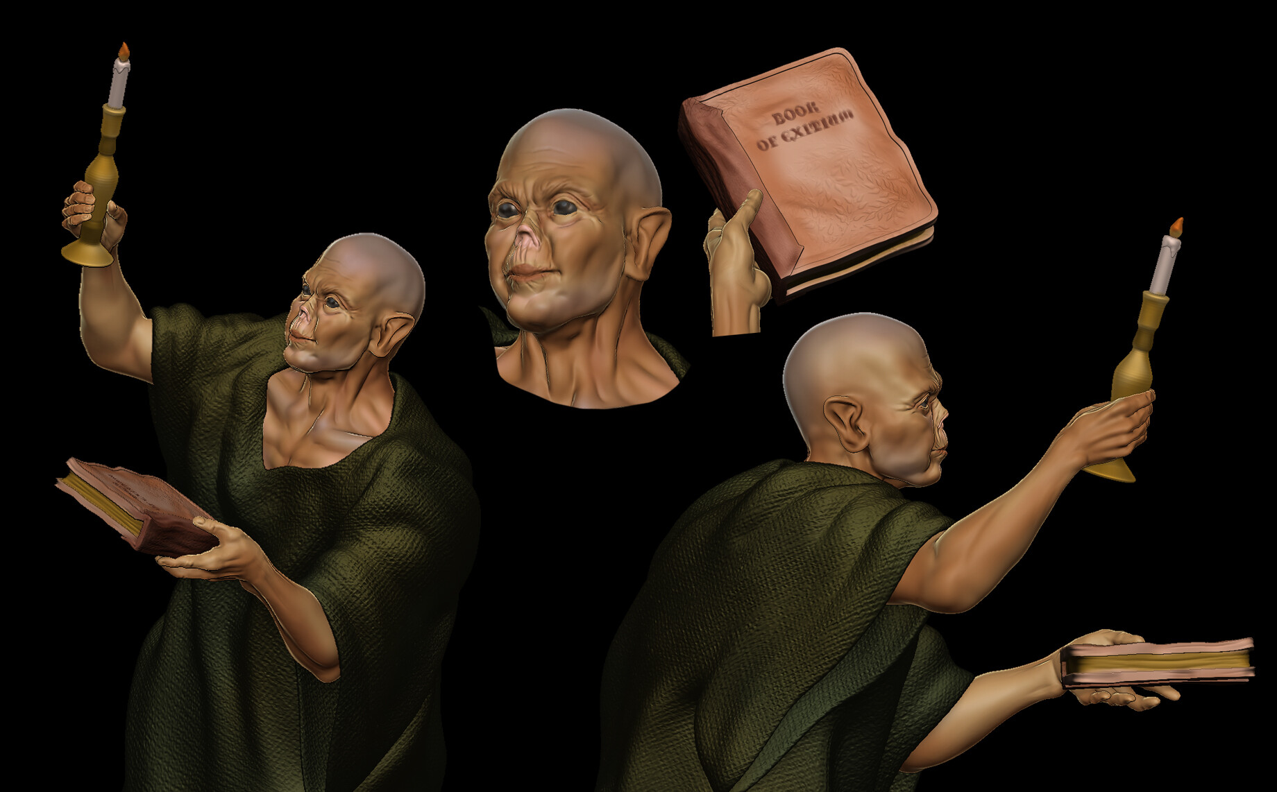 ArtStation - Alien Monk - Forbidden Ritual