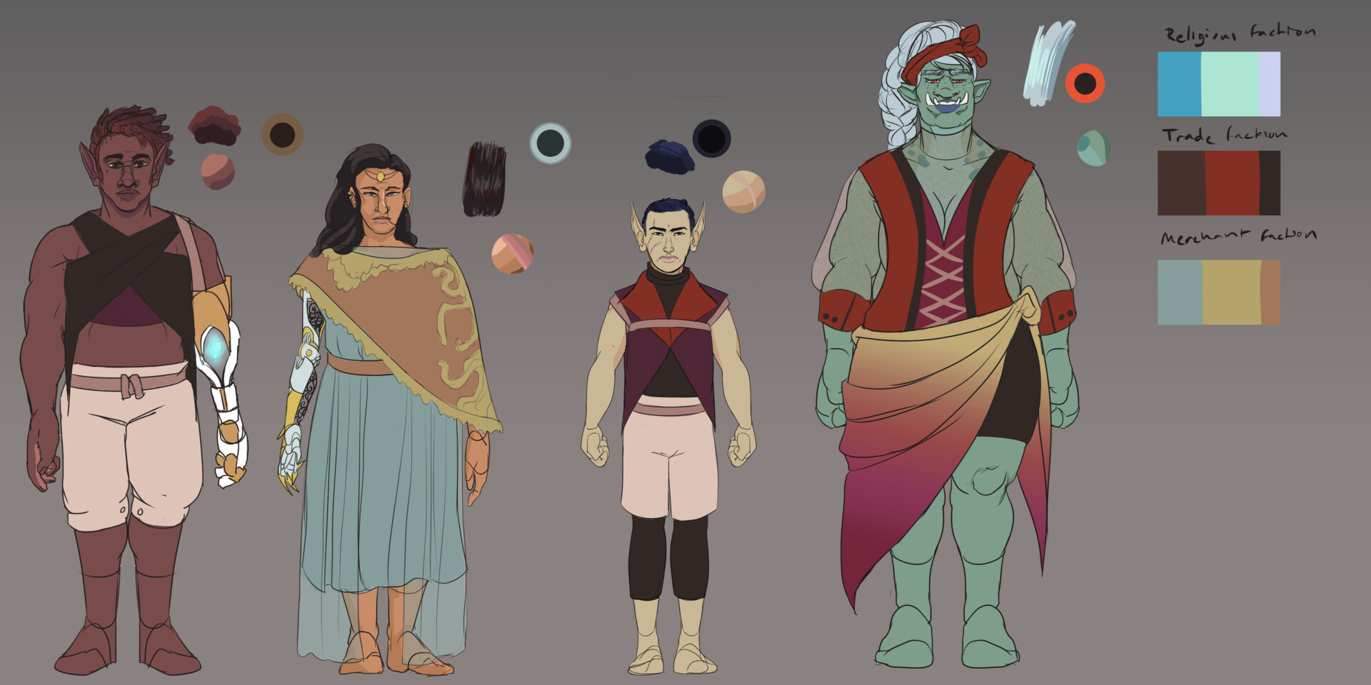 ArtStation - Blacksmith Story Roster