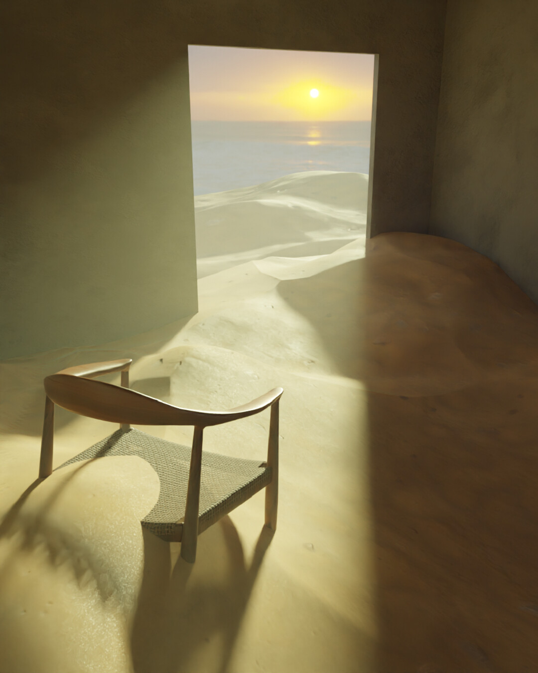 ArtStation - Sand filled room