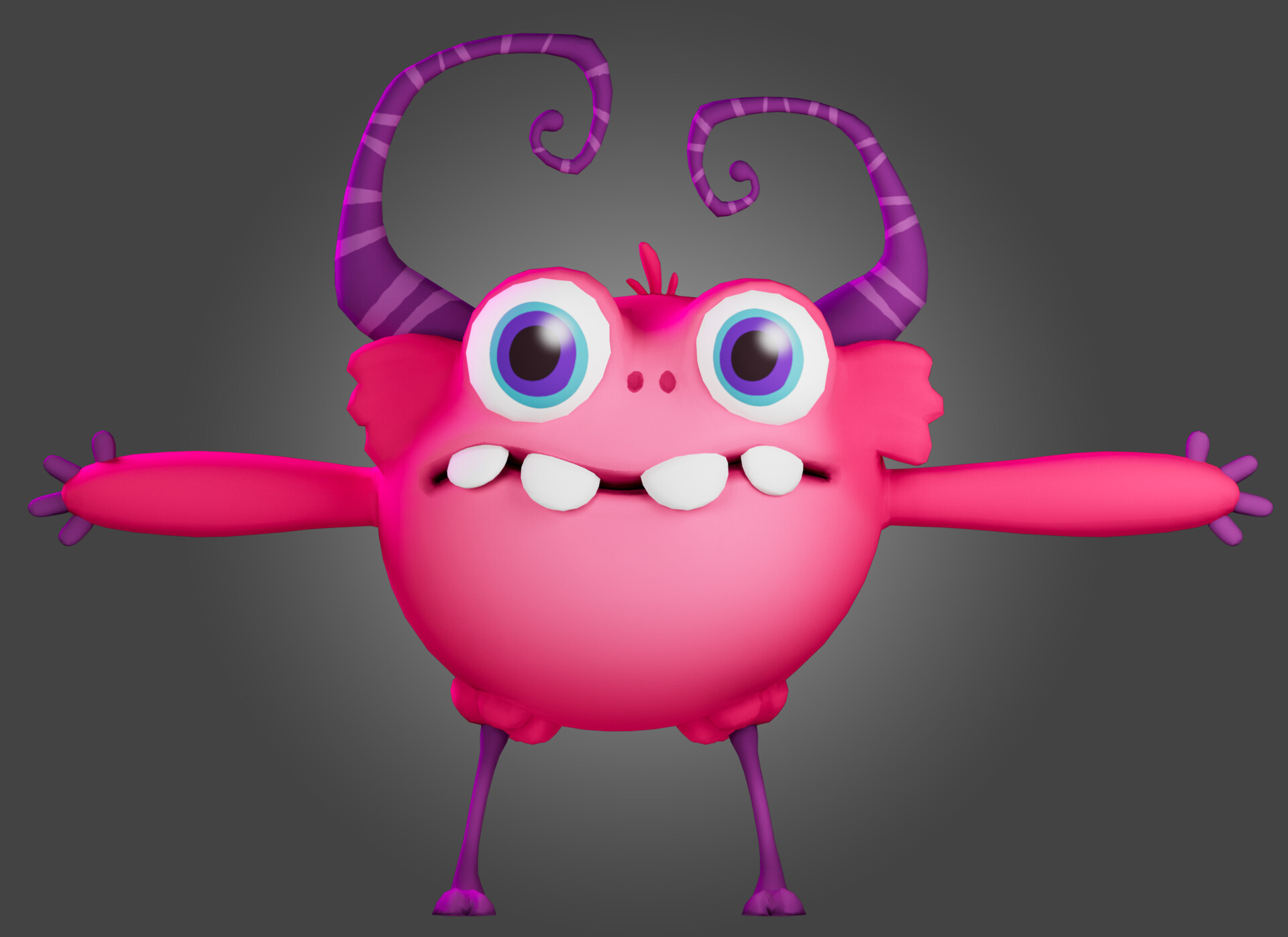 ArtStation - Red Monster