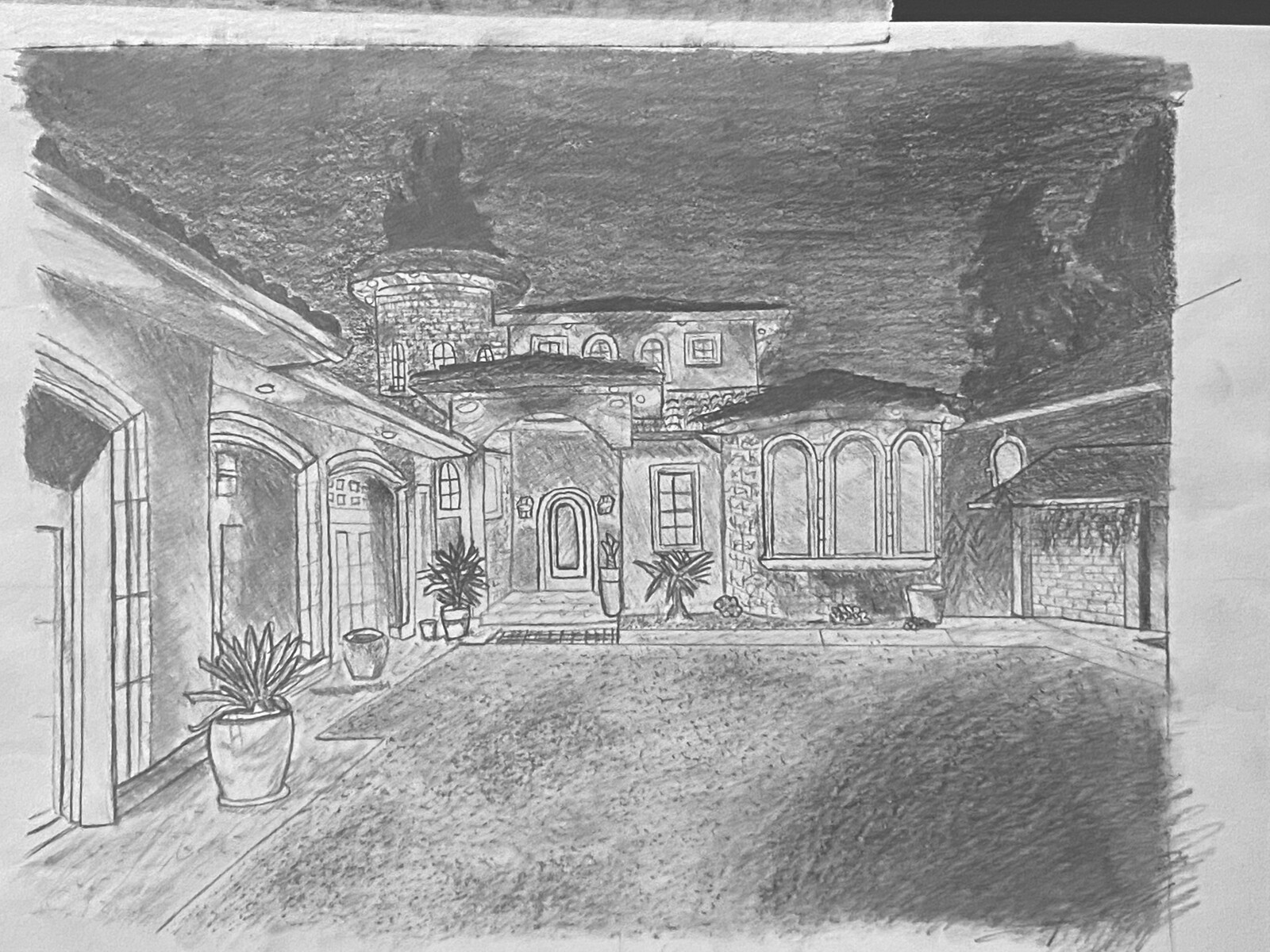 Jeff Hendrickson - House (Pencil, 2021)