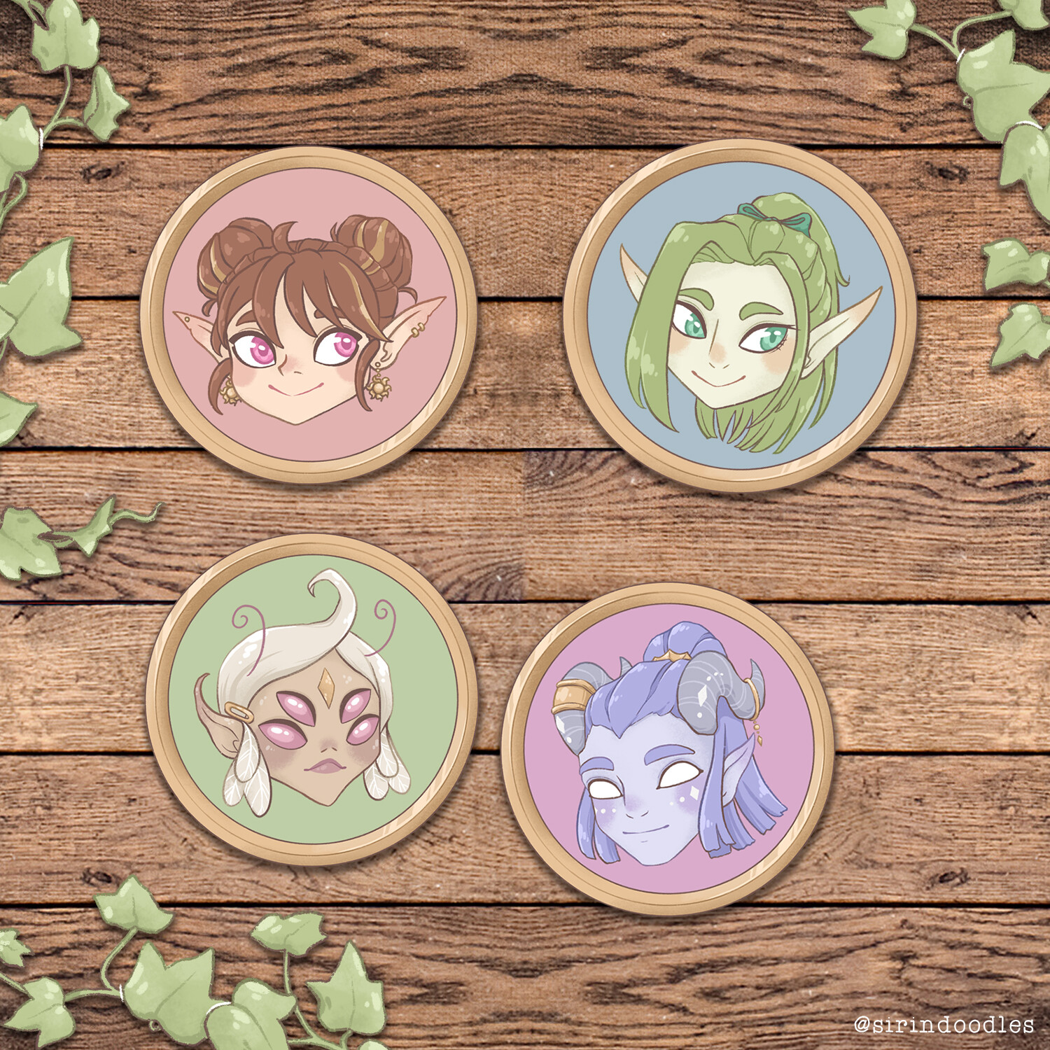 ArtStation - D&D token art collection - character art