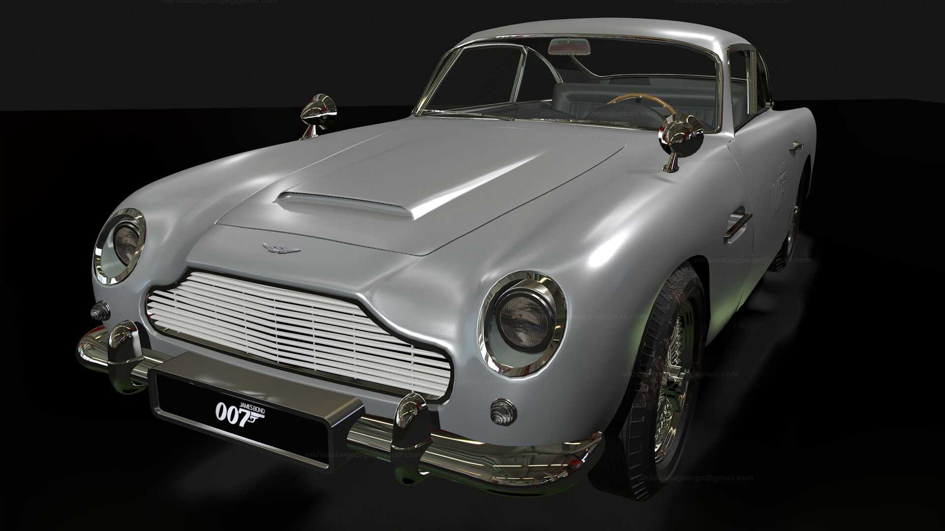 ArtStation - 007 Aston martin DB5