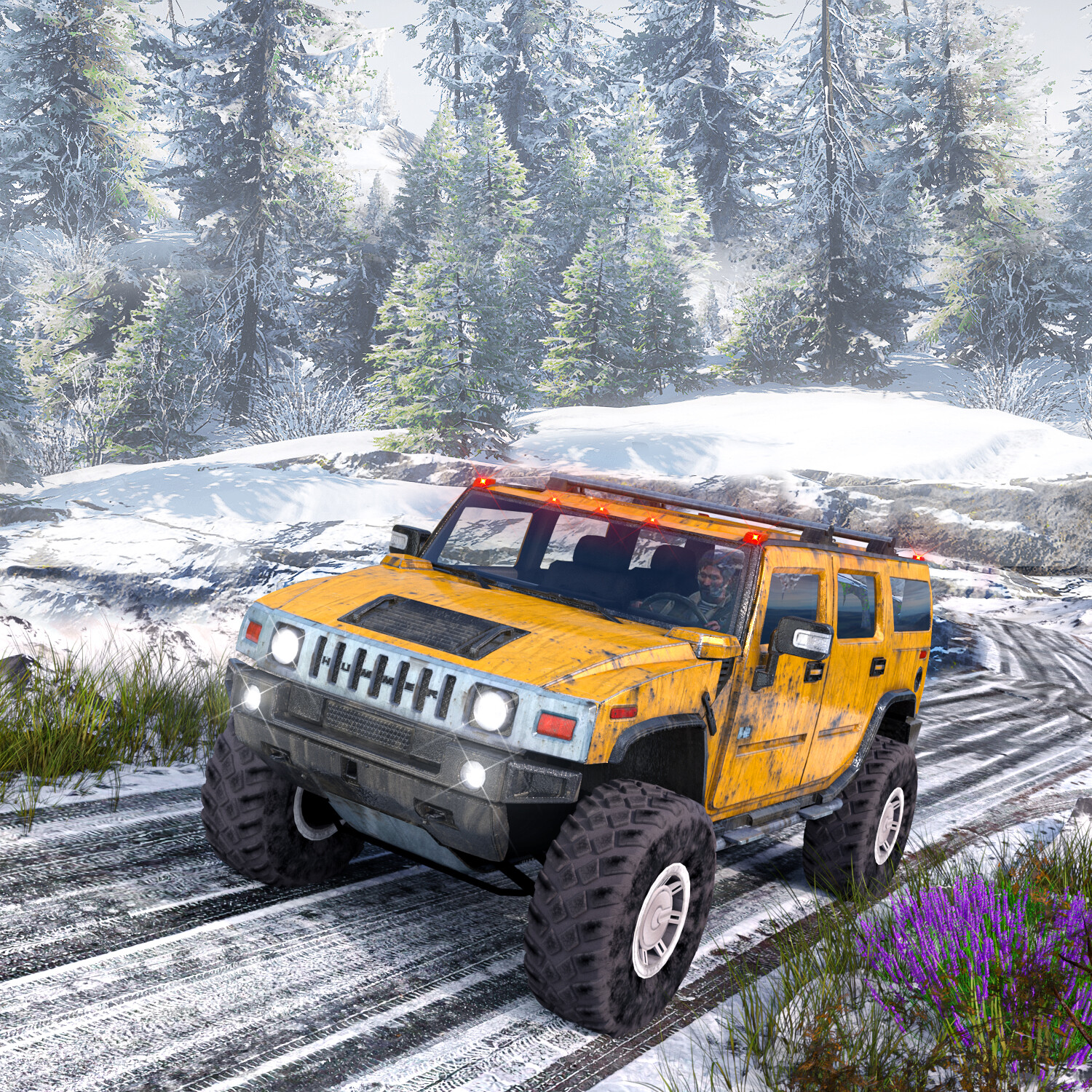 ArtStation - Off-Road Snow Runner 2022
