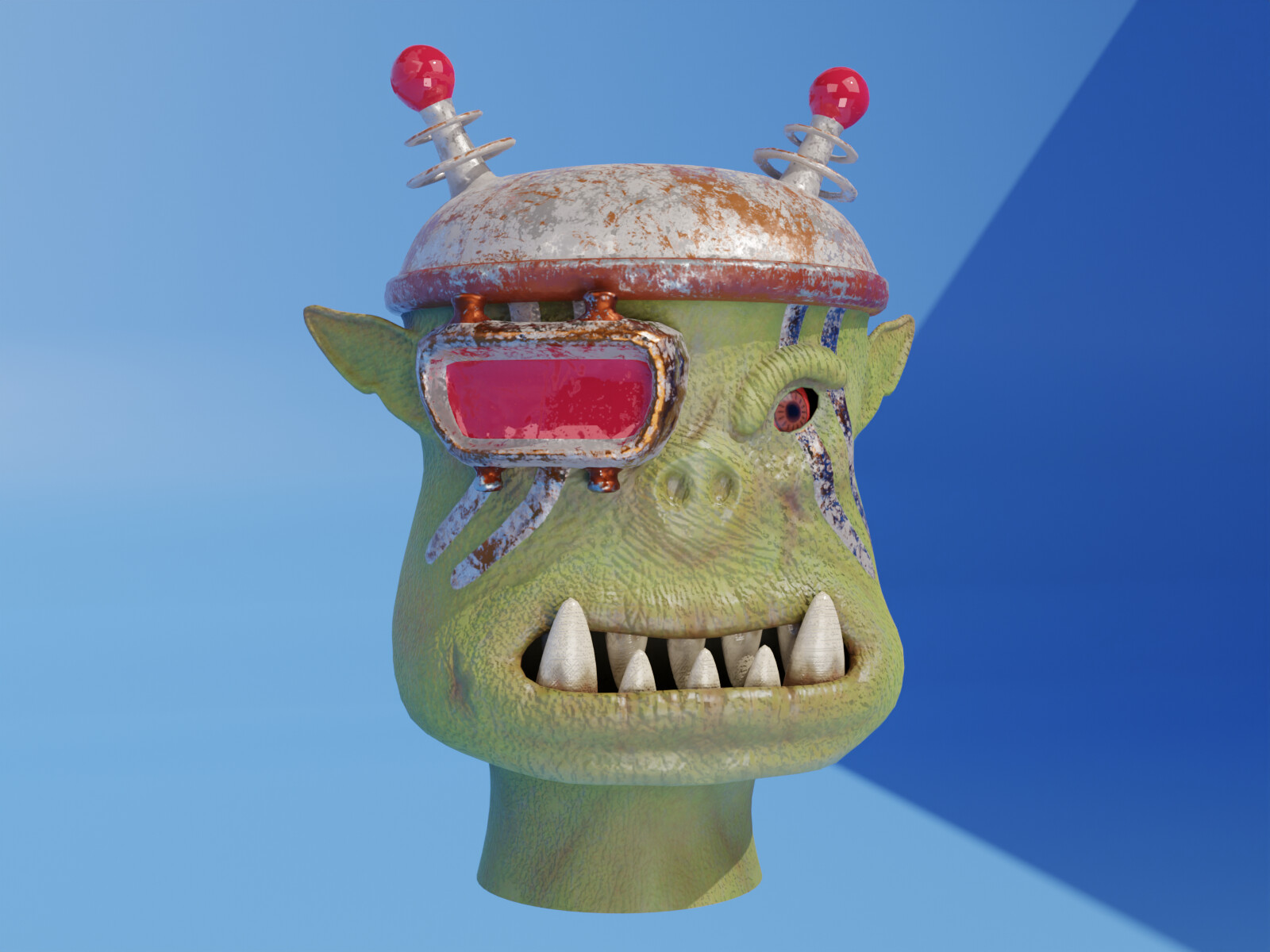 Scott Brookes - Ork Head 3D Model