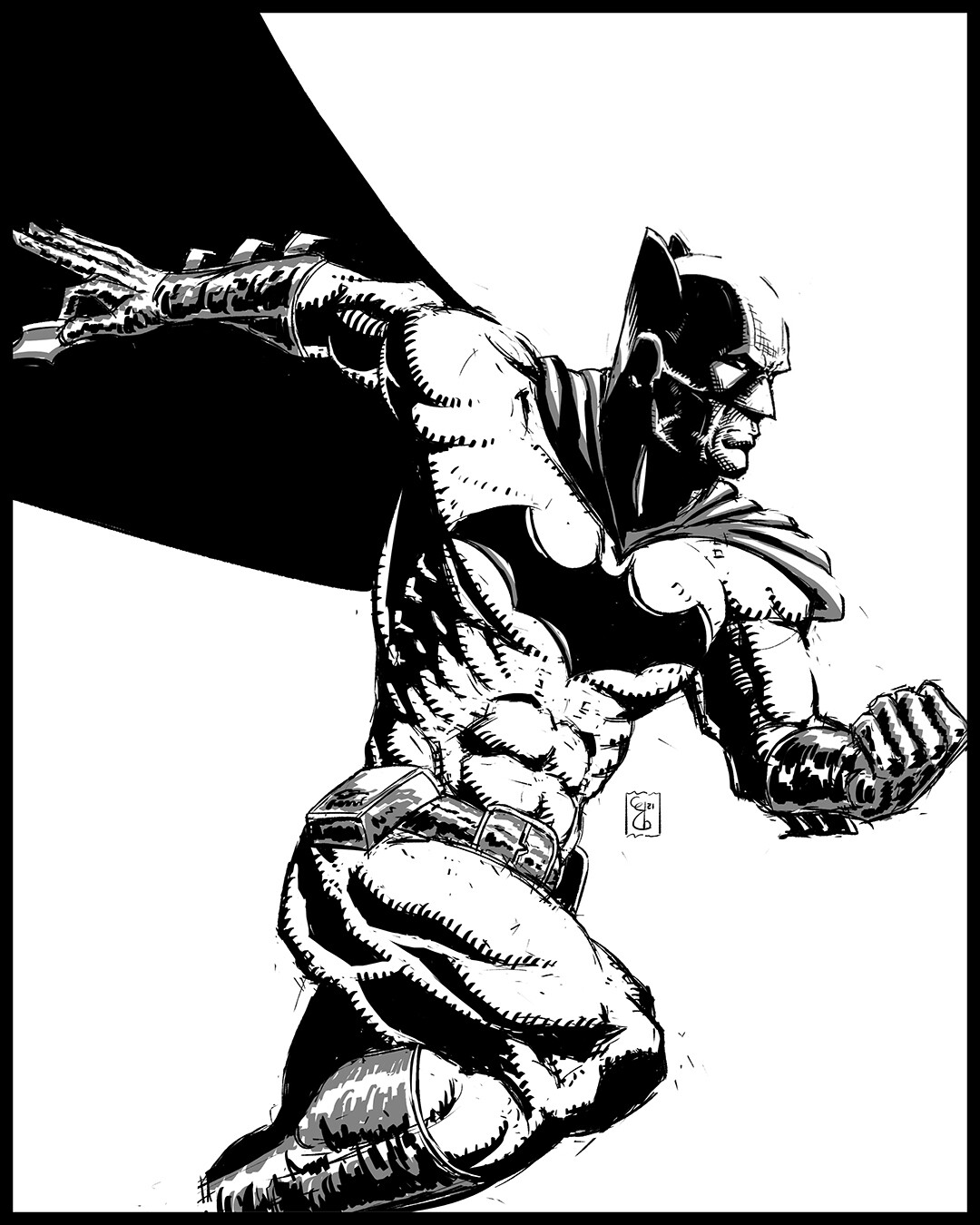 ArtStation - Batman sketch