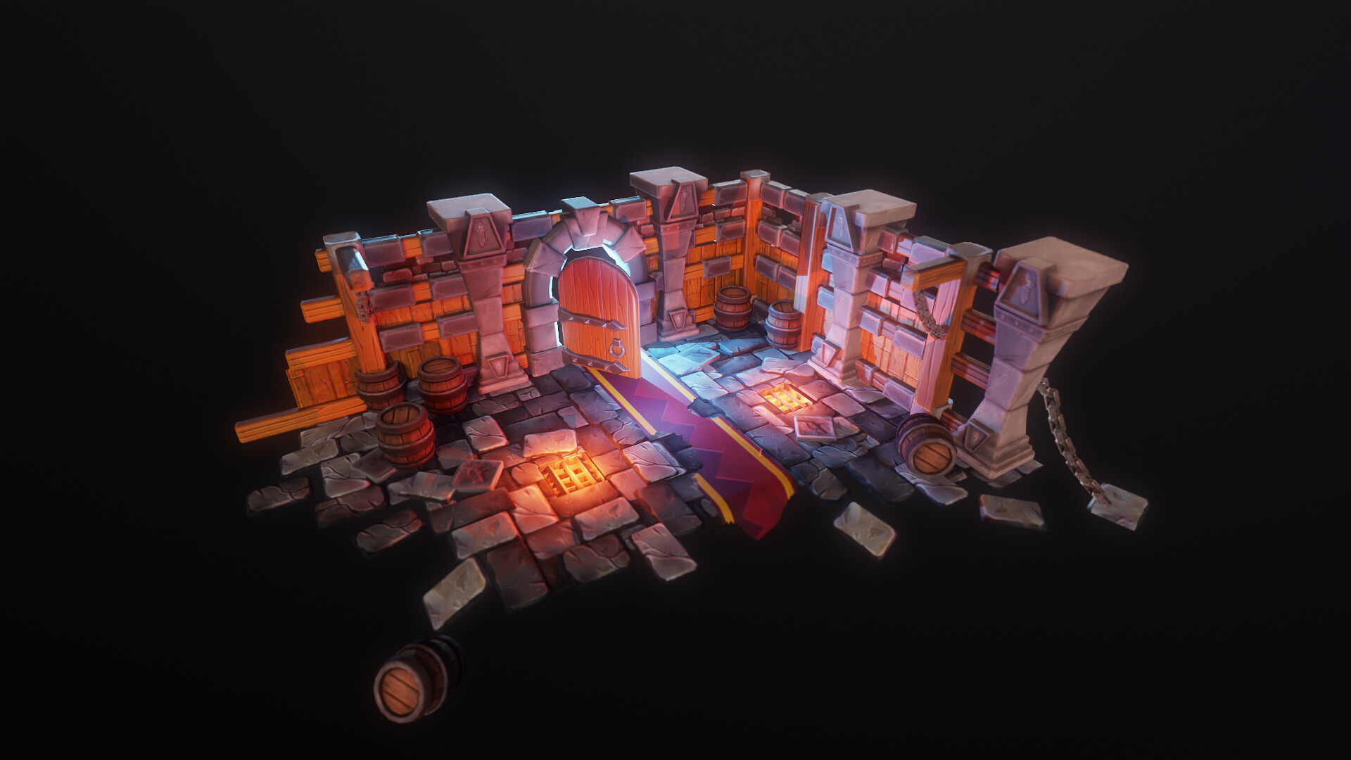 ArtStation - Stylized dungeon/