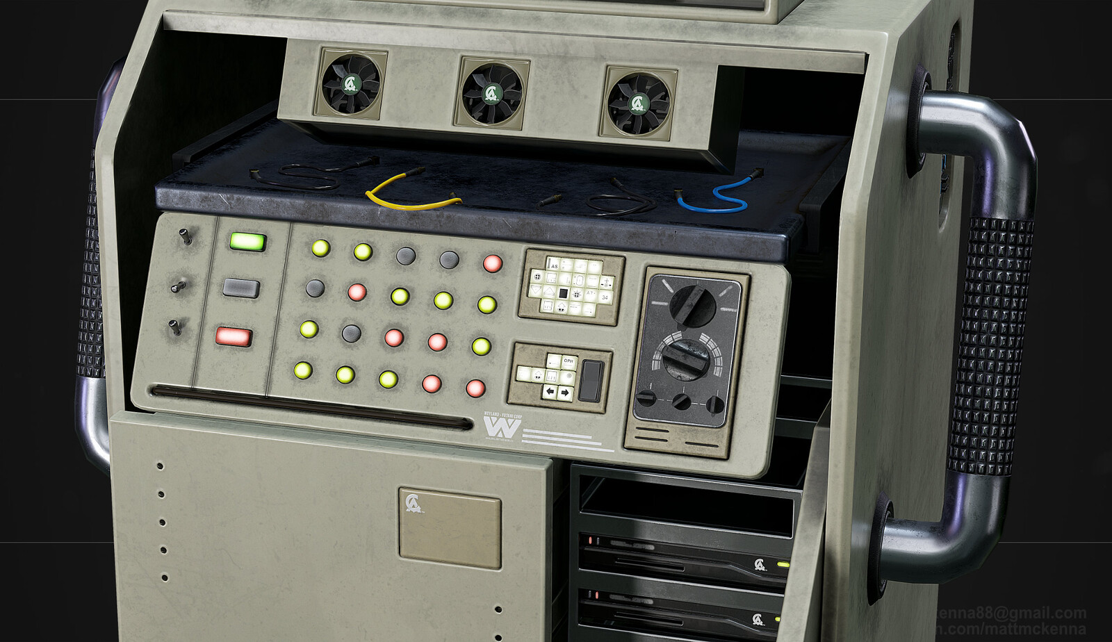 Matthew Mckenna - Alien Isolation: Engineering Deck Fan Art