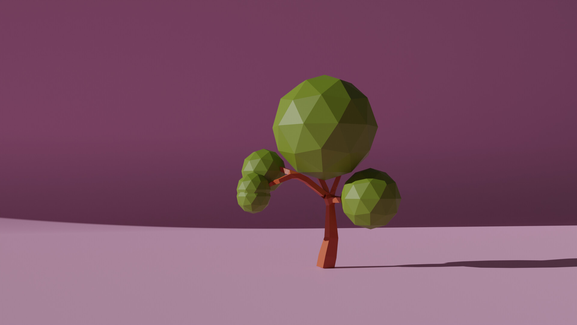 ArtStation - Low Poly Tree