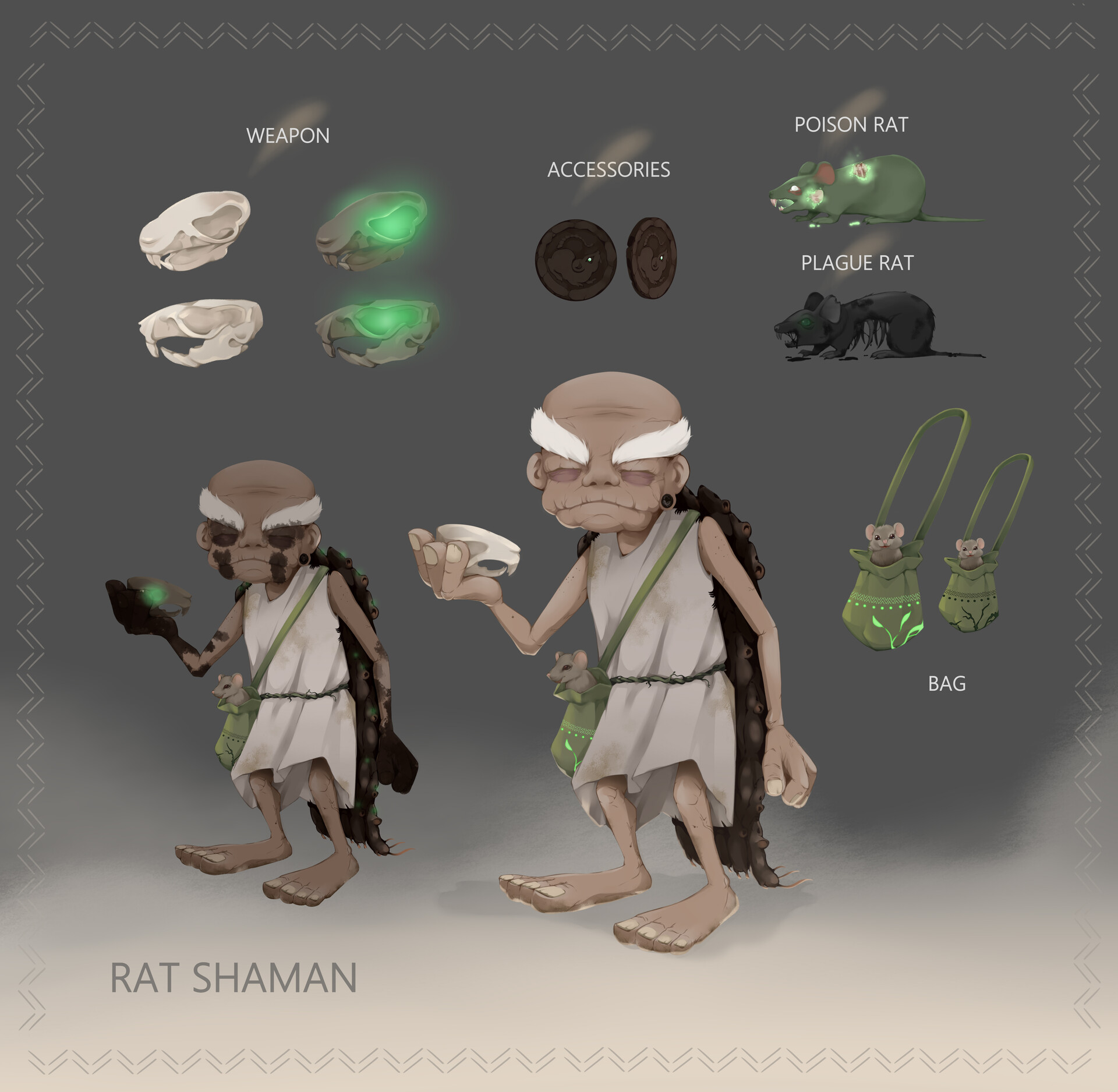 ArtStation - RAT SHAMAN (rejected)