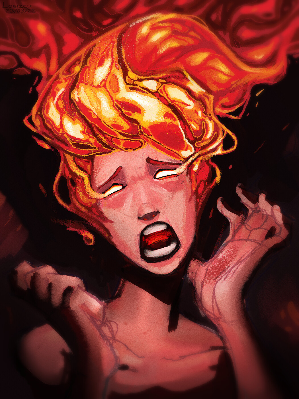 burning tears