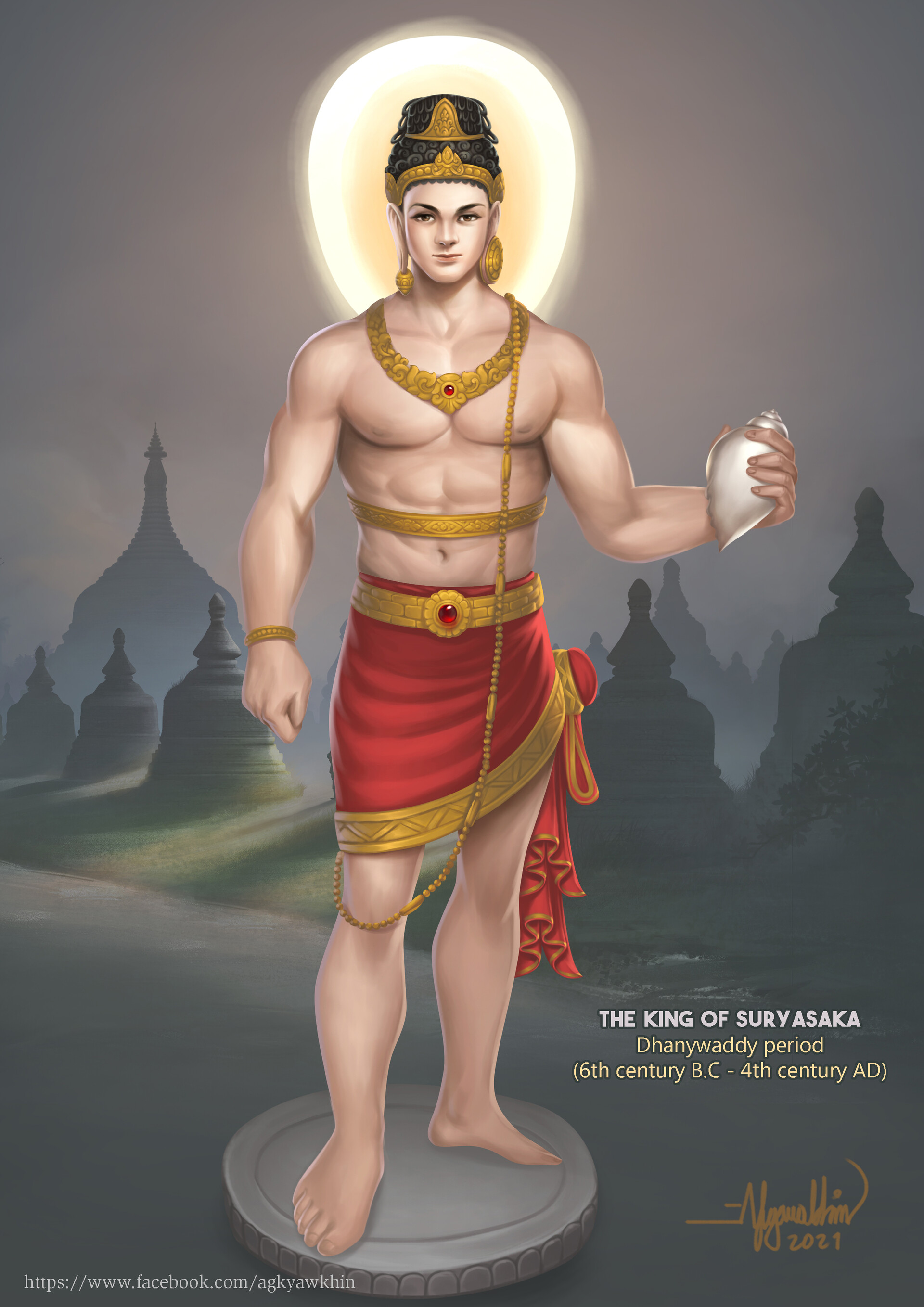 ArtStation - Ancient Arakanese Culture project.