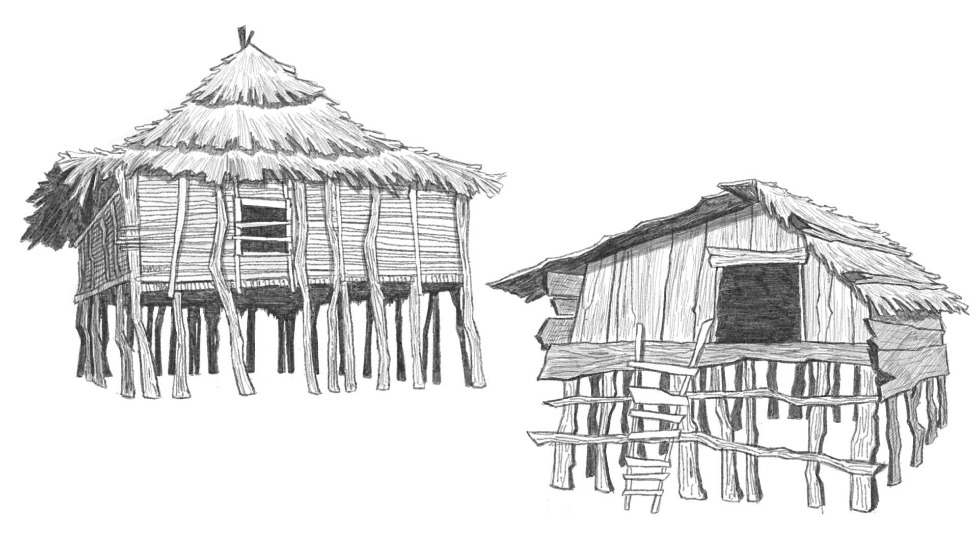 ArtStation - Hut props