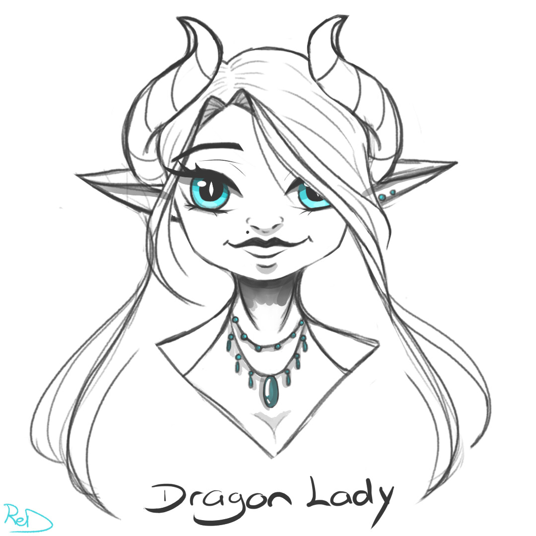 ArtStation - Dragon Lady