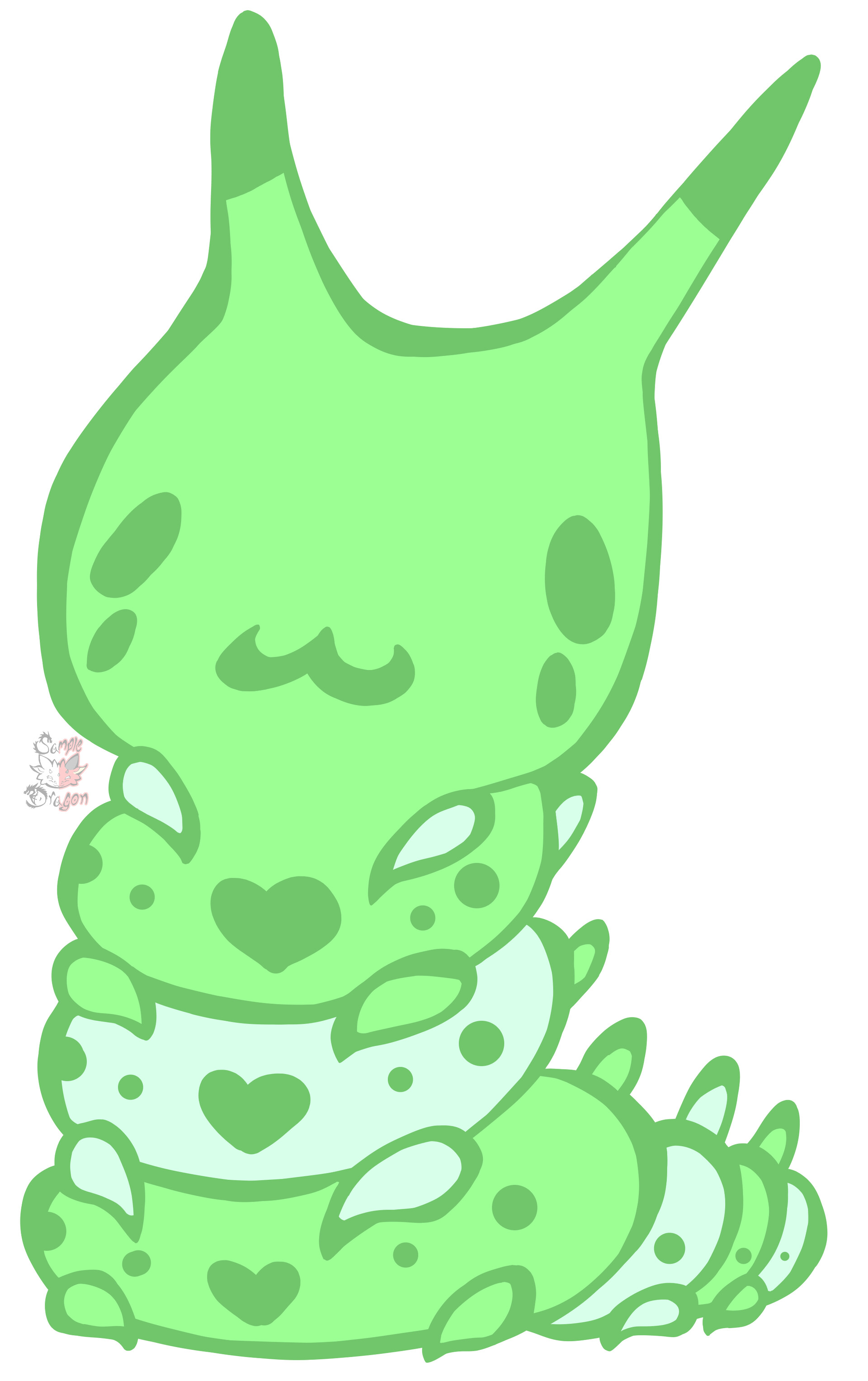 ArtStation - Chibi Emperor Caterpillar Coloring Page Free2Use