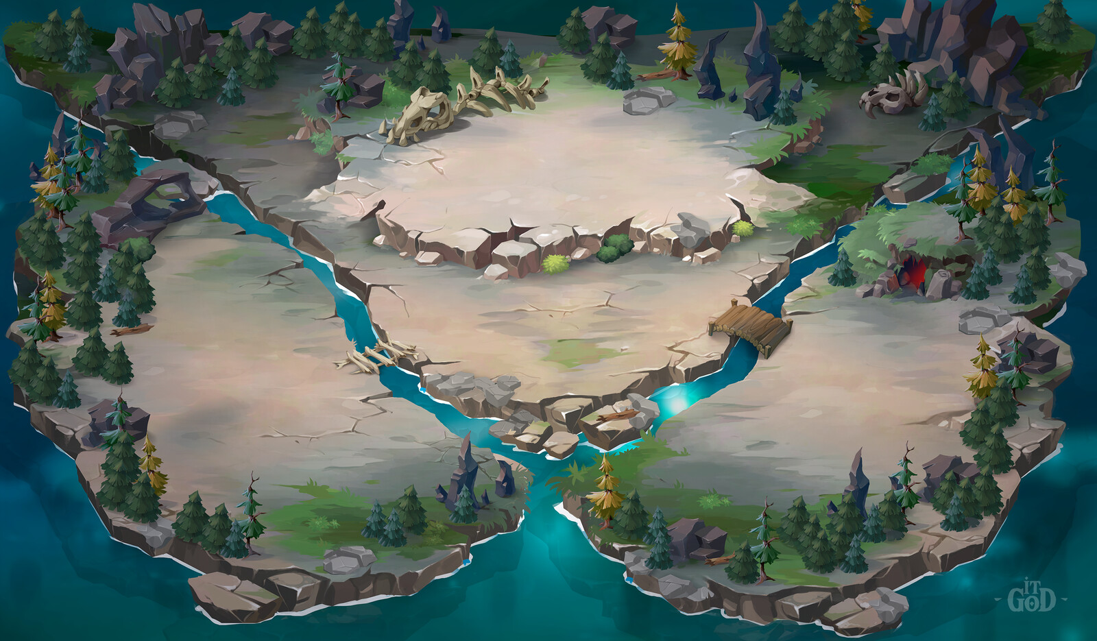 Marina Goryacheva - IT-GoD: maps & props