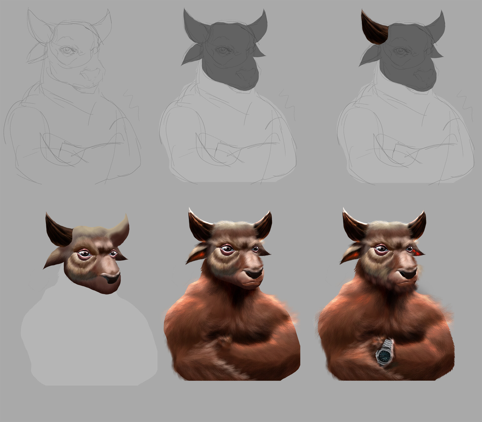 ArtStation - Tough Bull