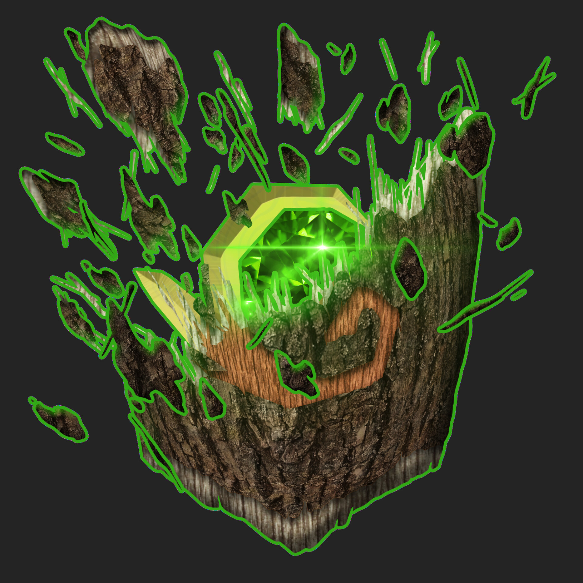 ArtStation - Shattered Shield Logo