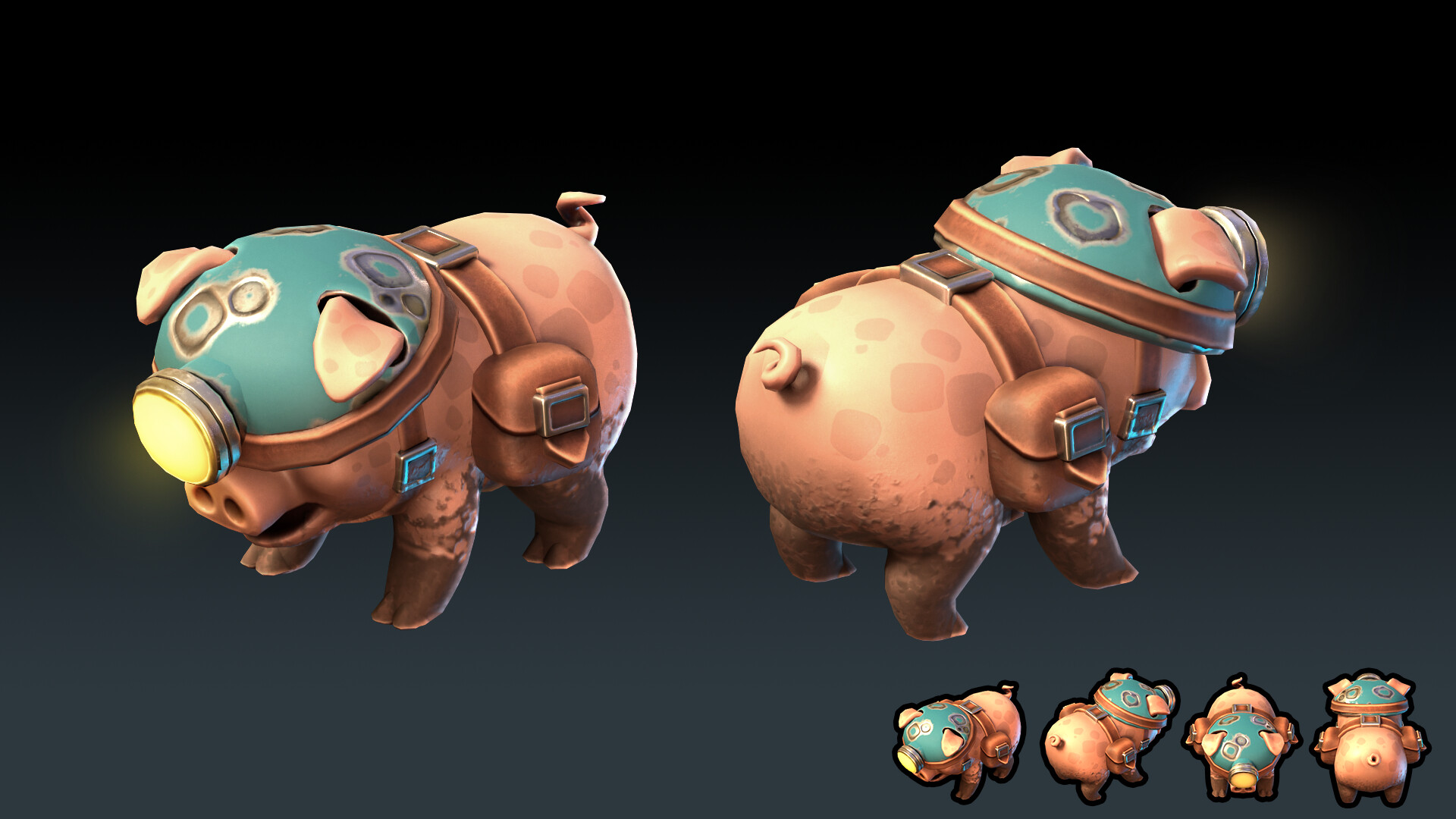 ArtStation - Miner Pig