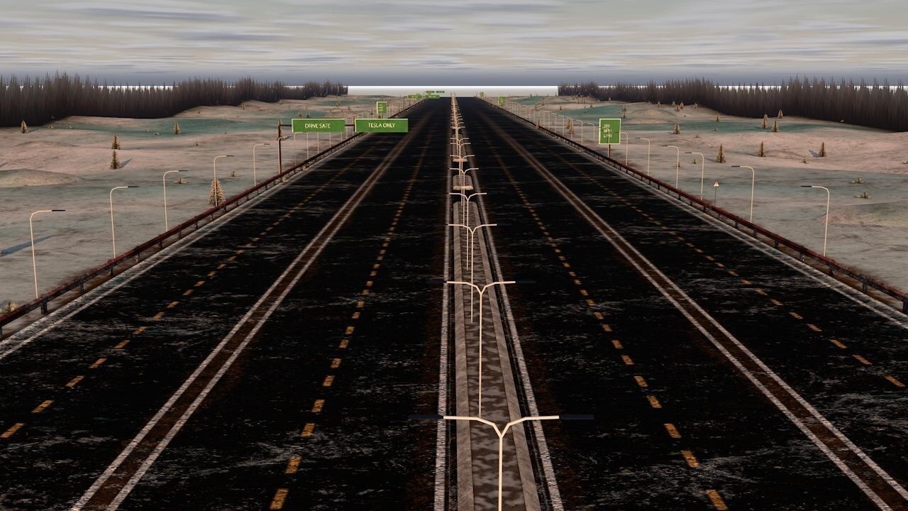 ArtStation - Endless roads for racing game