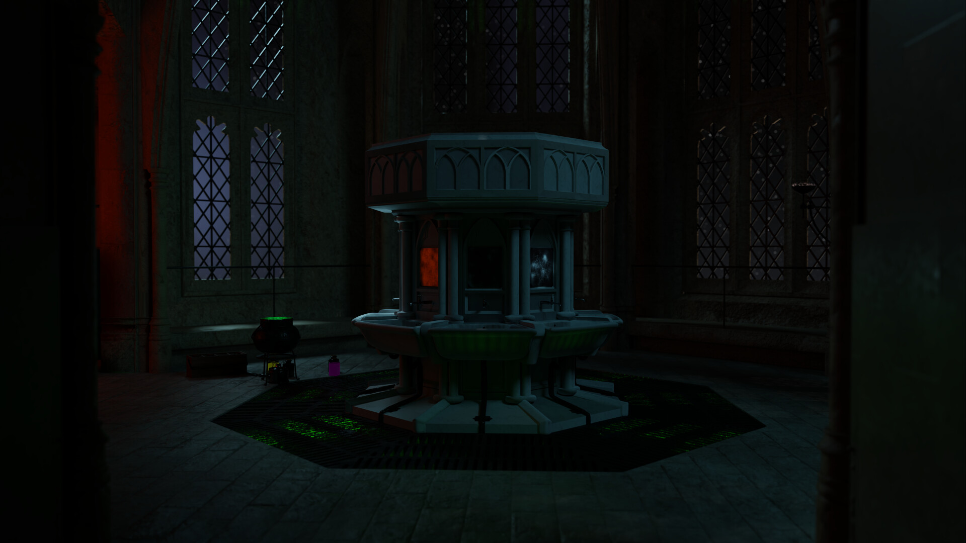 Artstation Harry Potter And The Chamber Of Secrets Moaning Myrtles Bathroom