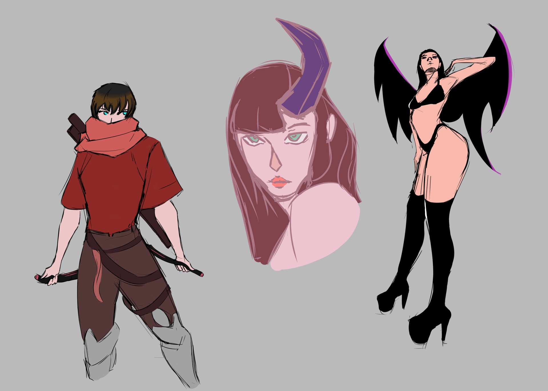 ArtStation - Webtoon Character Concepts