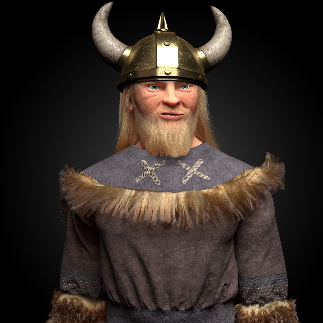 ArtStation - Viking 3d model
