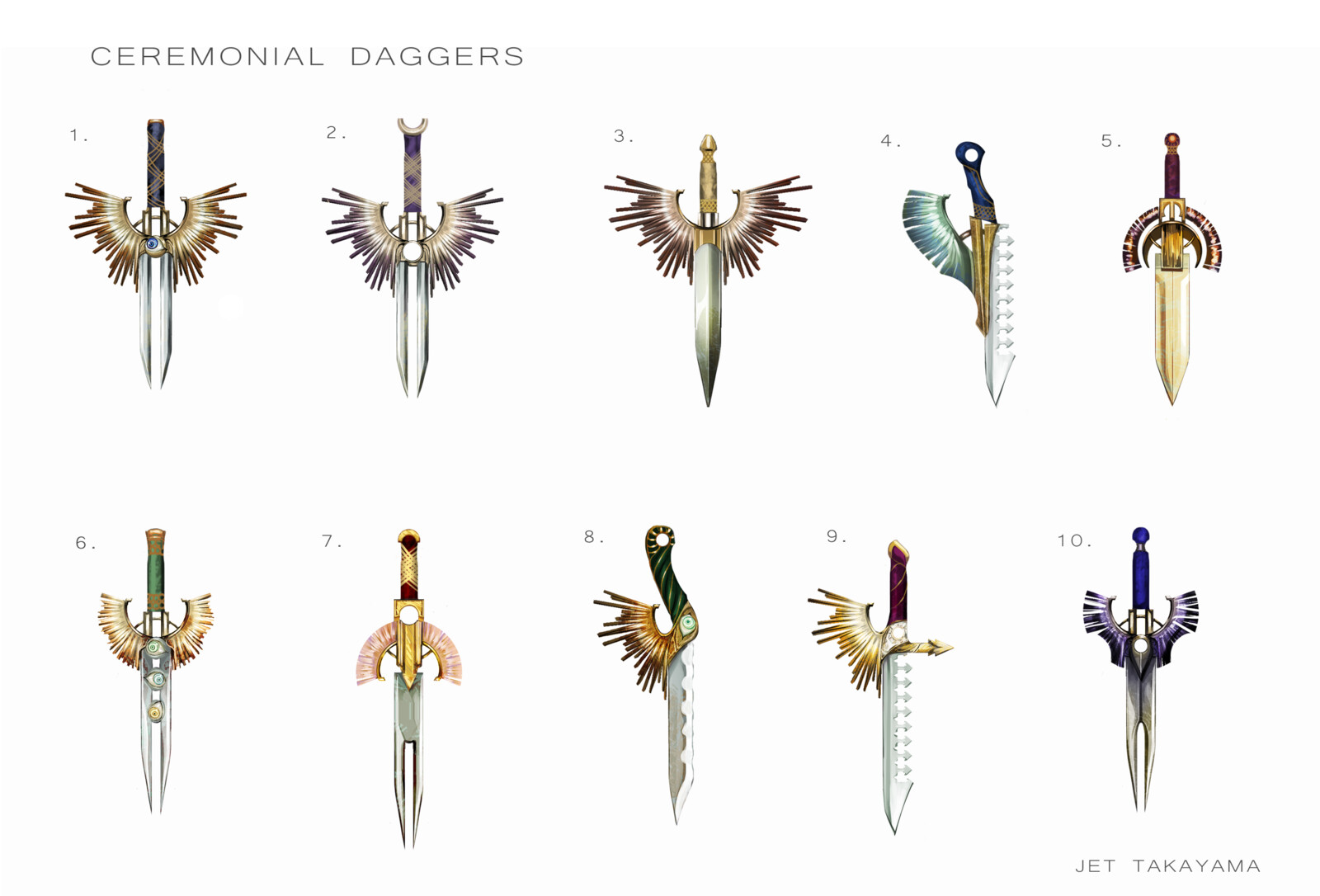 Jet Takayama - Ceremonial Dagger Concept Art
