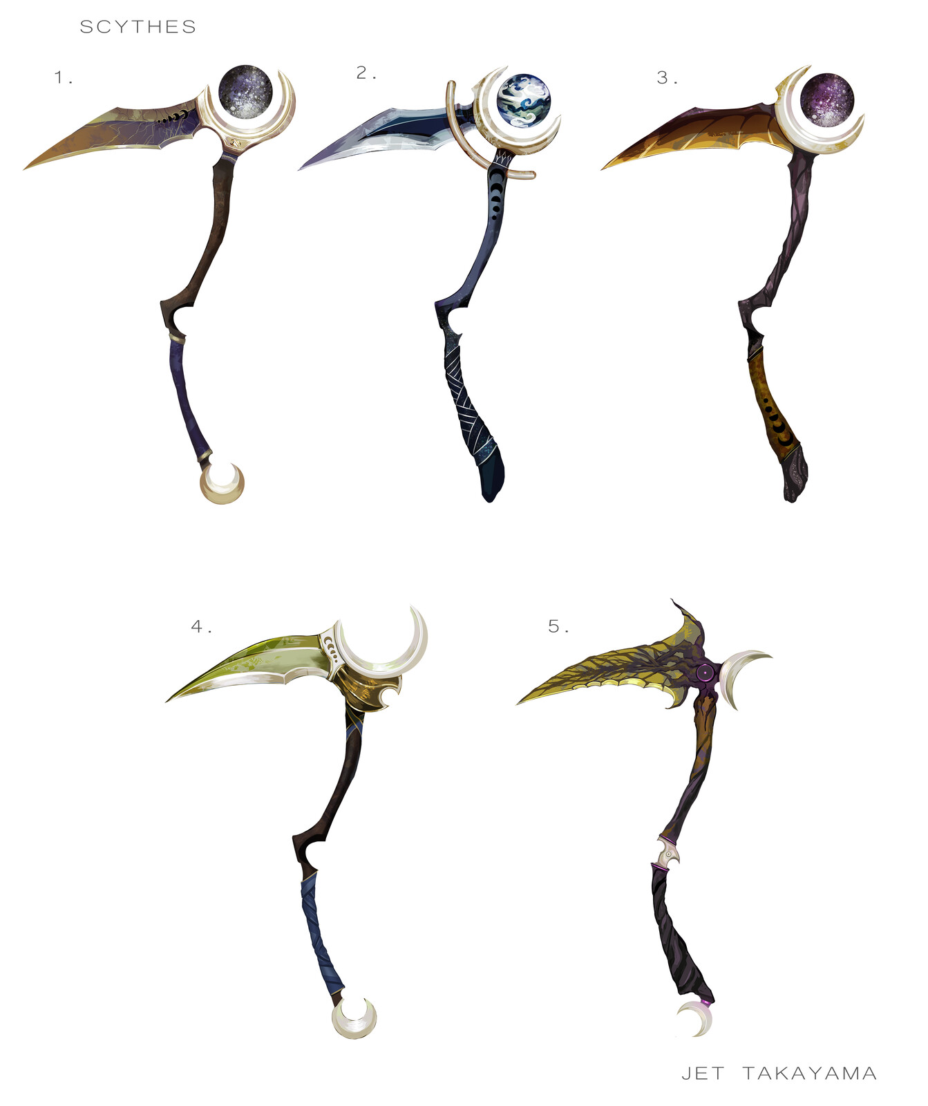 Jet Takayama - Scythe Concept Art