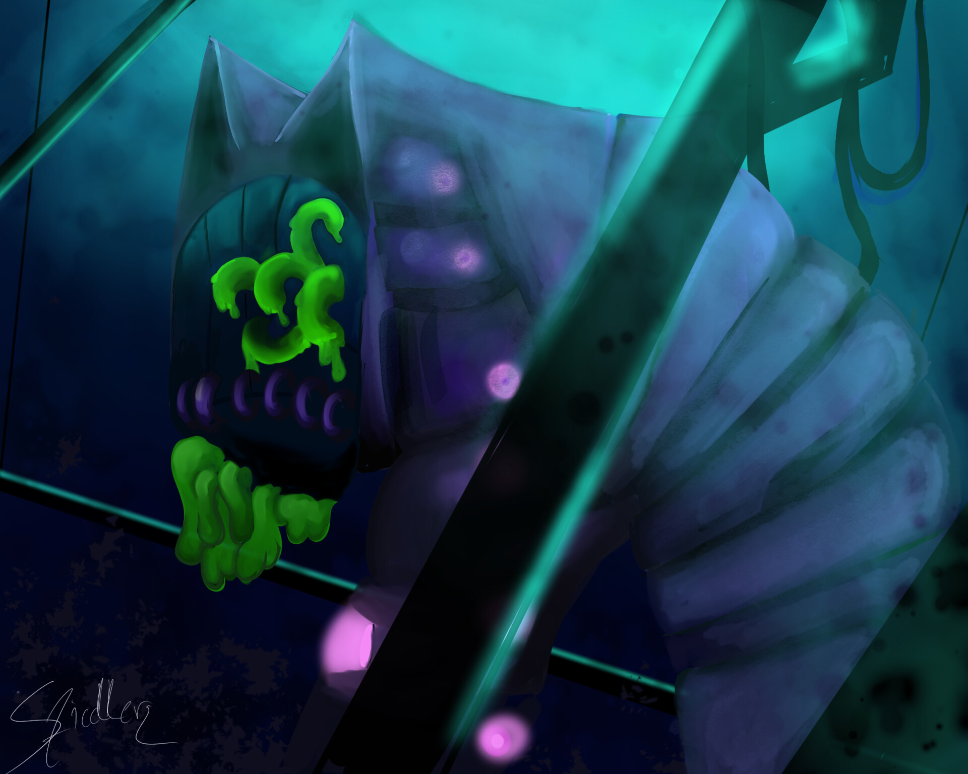 ArtStation - Nightmare (Metroid Fusion)