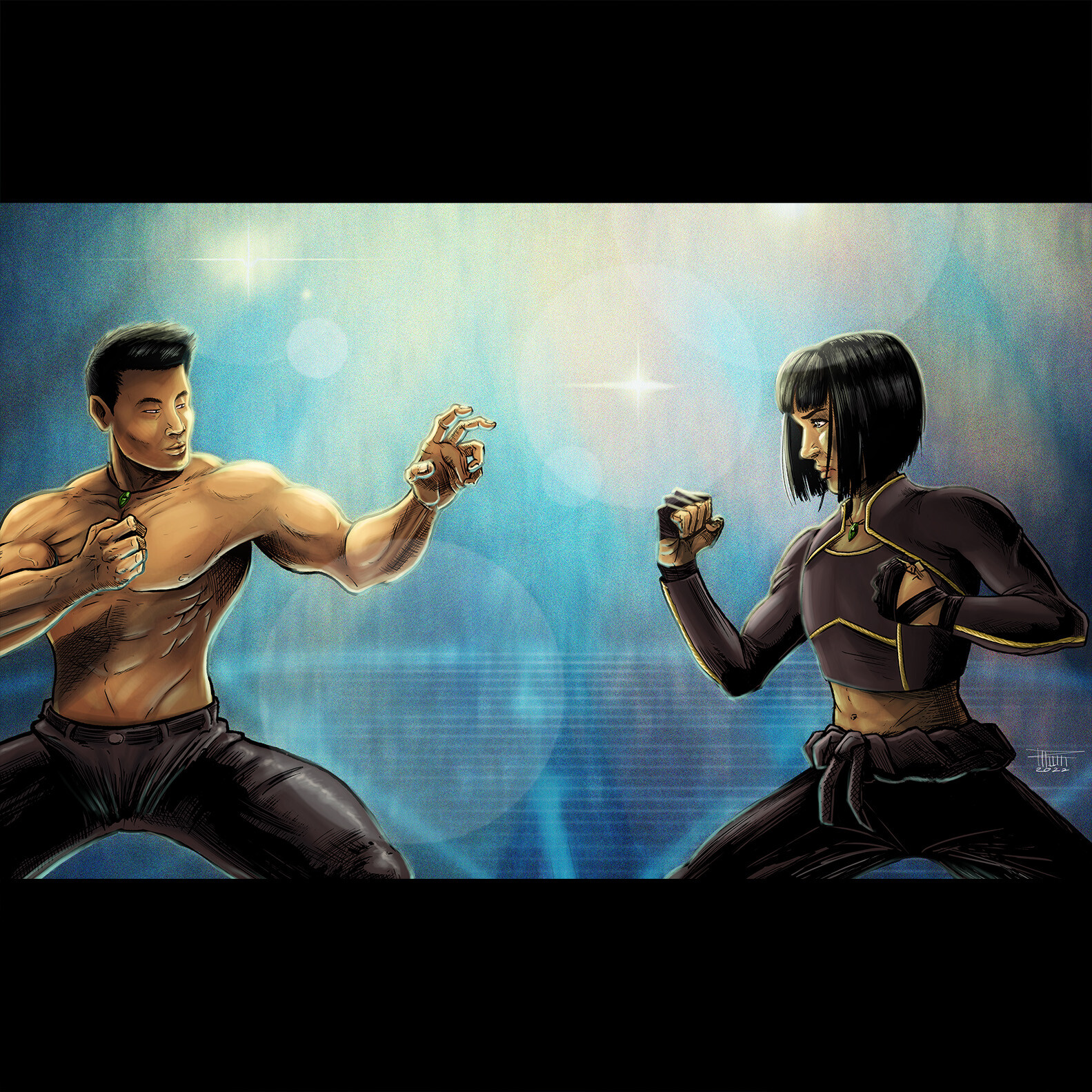 ArtStation - Shang-Chi vs Xialing