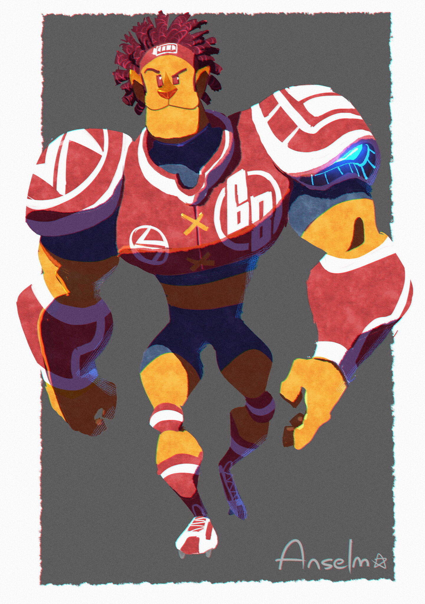 ArtStation - Temporarily satisfied "brave" personality character design