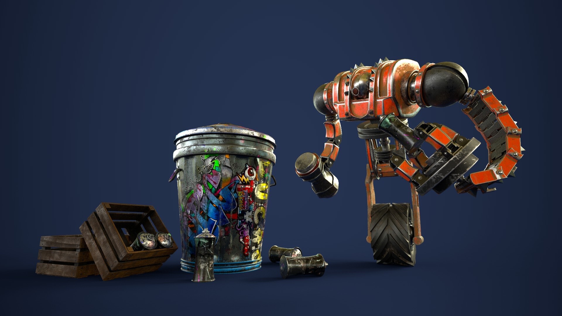 ArtStation - Trash Monitor