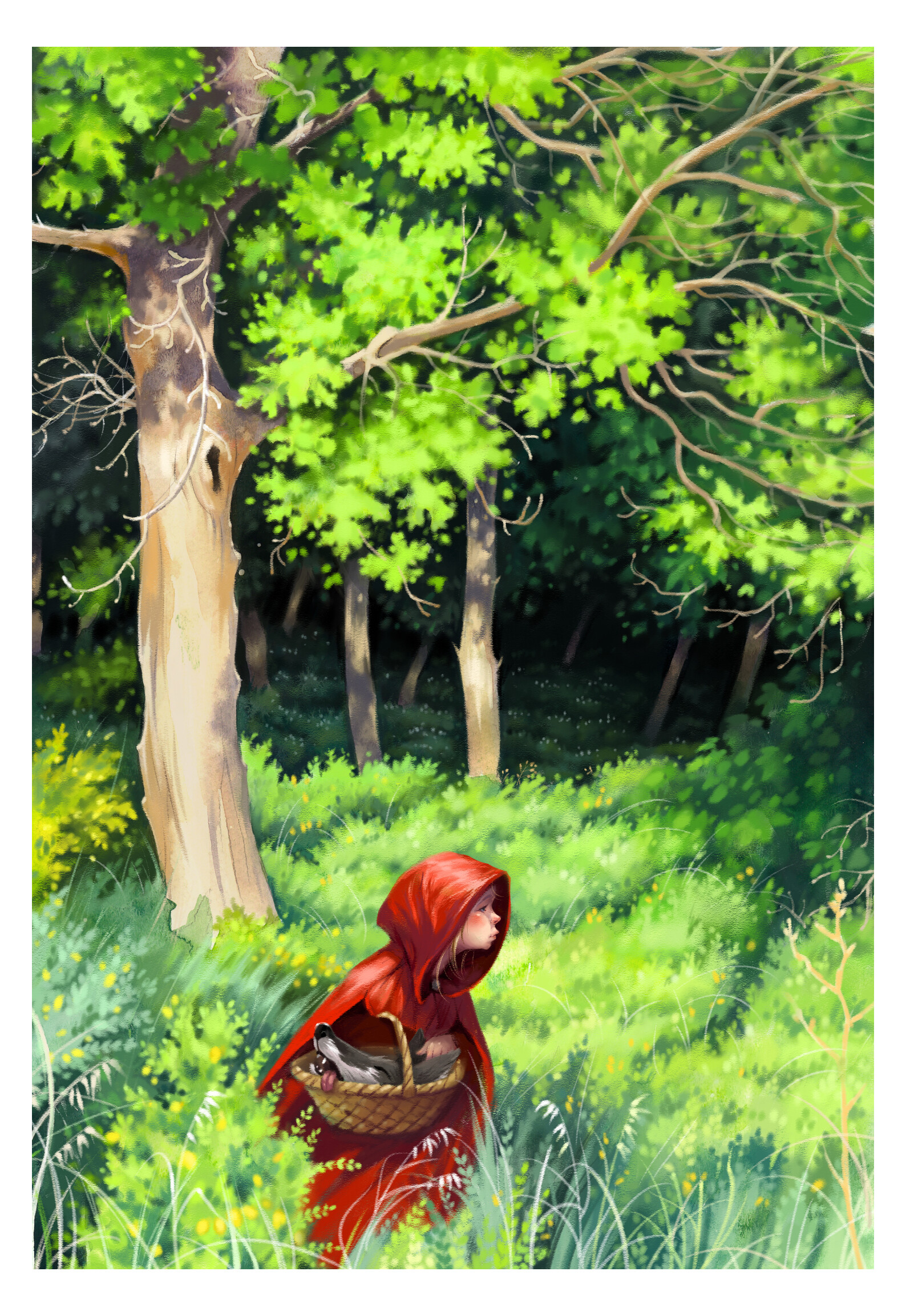 ArtStation - Character design Little Red Riding Hood