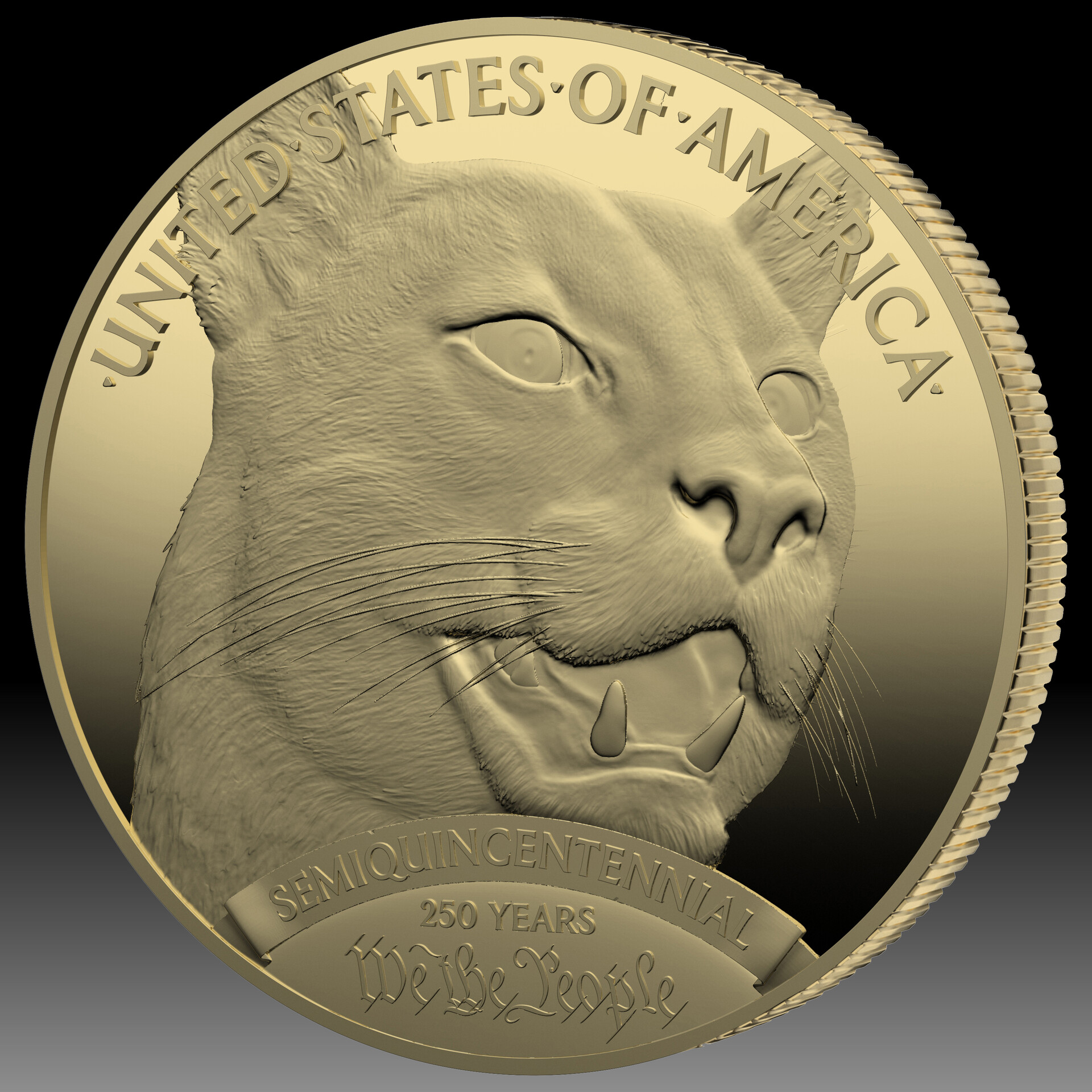 ArtStation - Coin 3D model - animal series