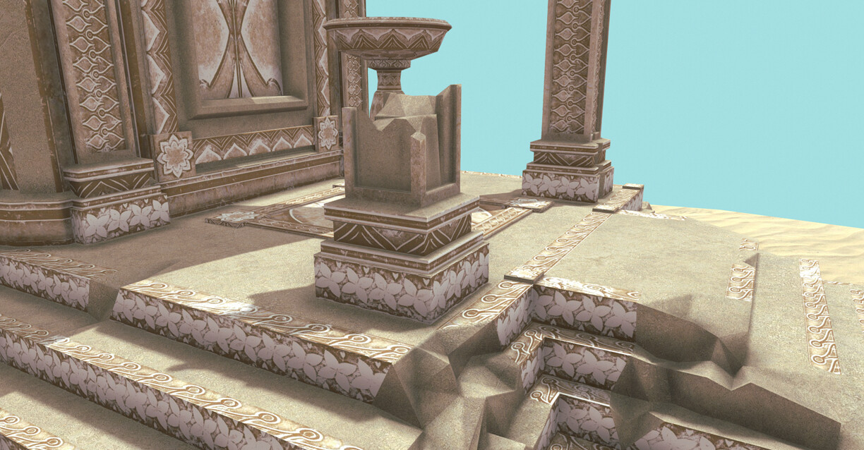 Diane Le Mercier - Arabic temple diorama