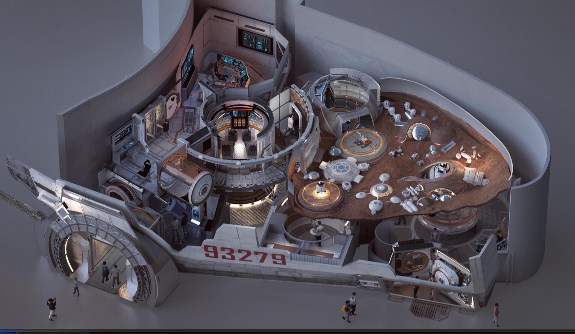 ArtStation - SHANGHAI ASTRONOMY MUSEUM - Journey to Mars - Concept ...