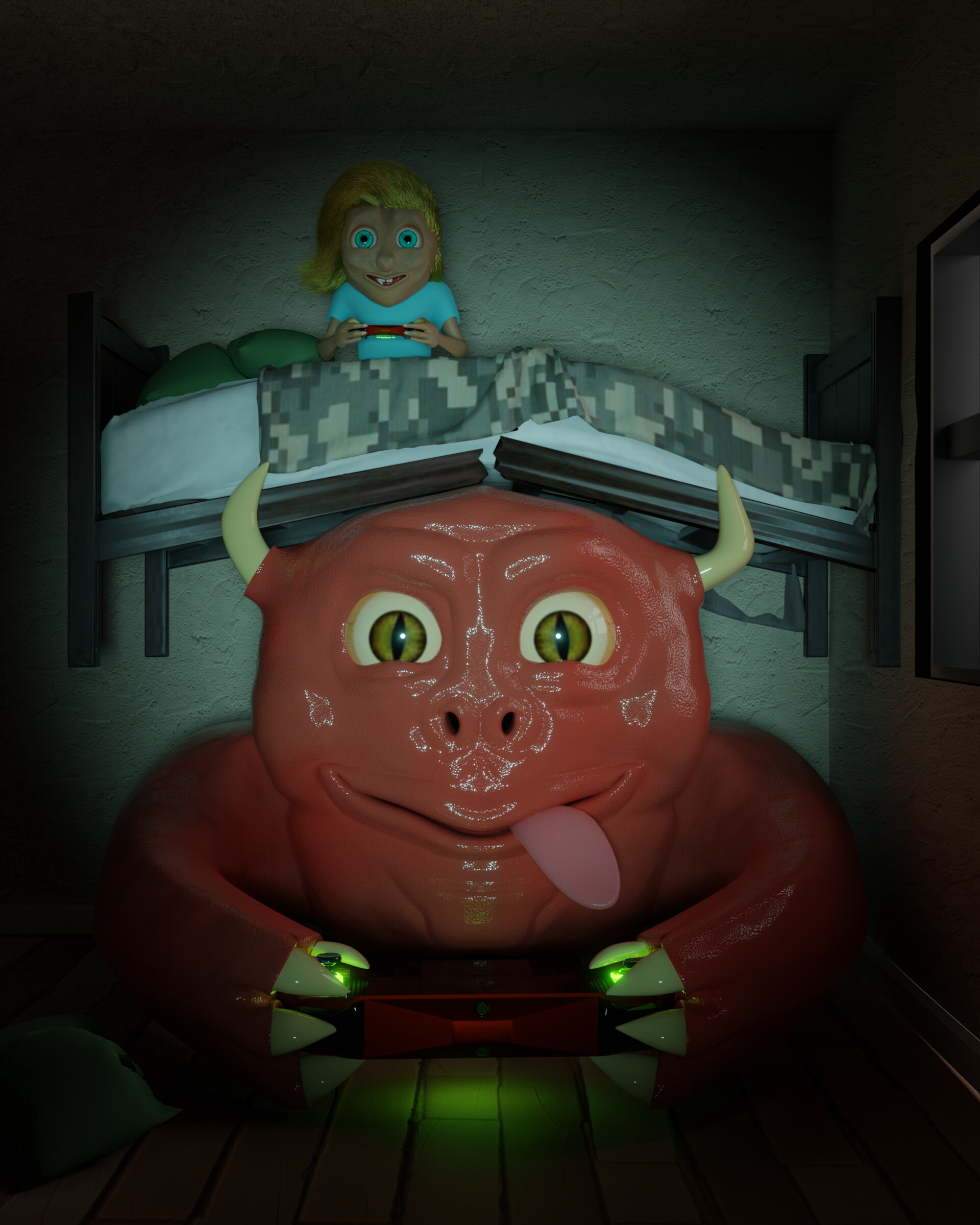 ArtStation - Not all monsters are scary