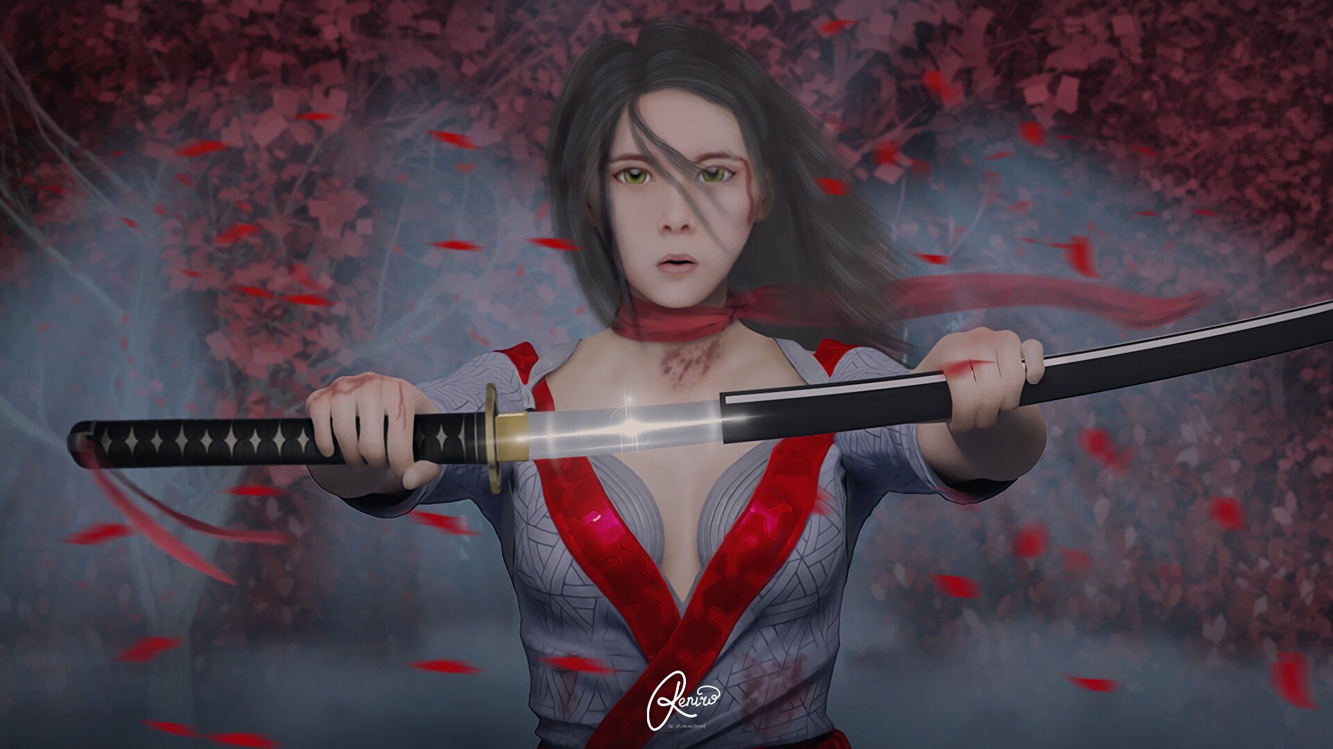 ArtStation - Ronin Girl