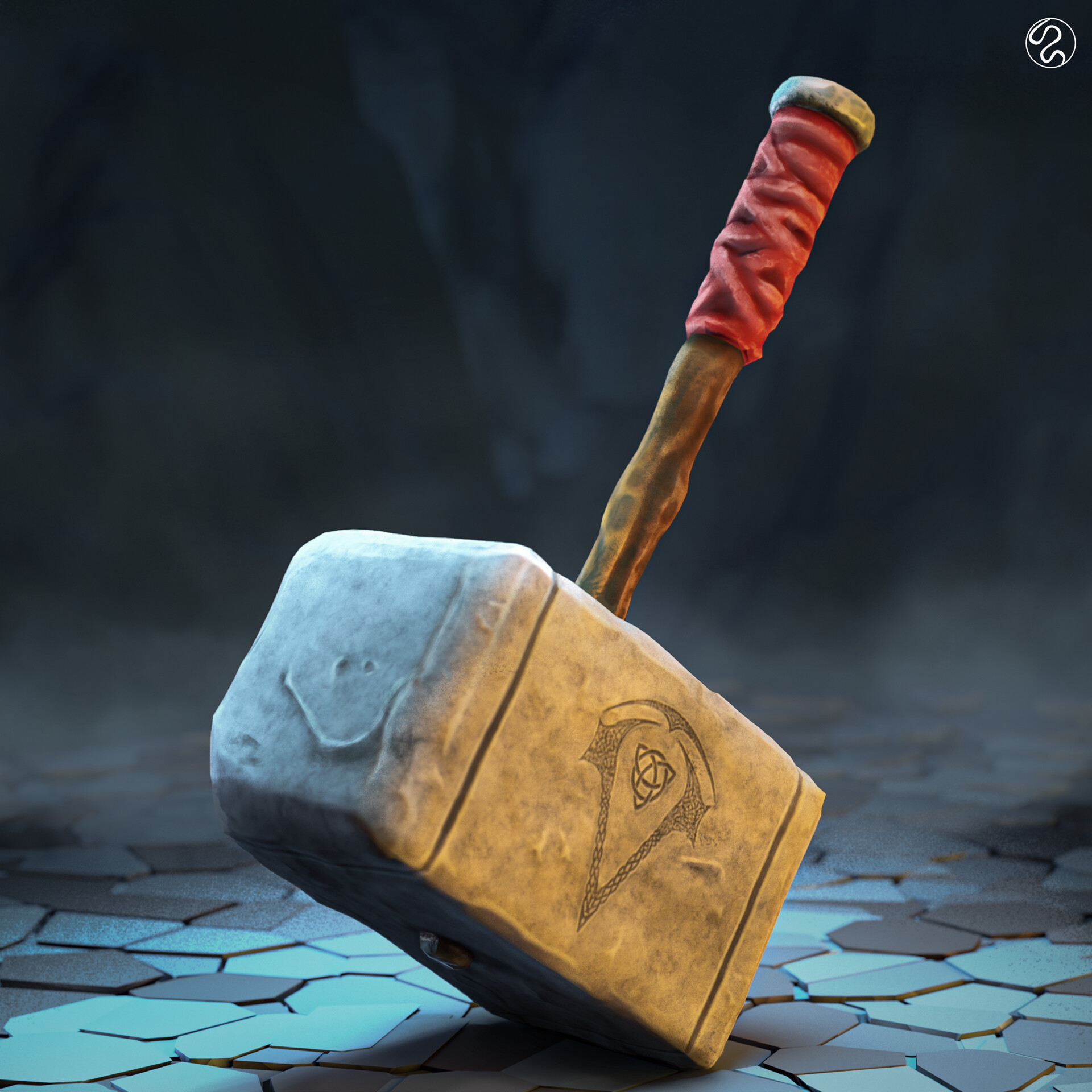 ArtStation - Stylized hammer