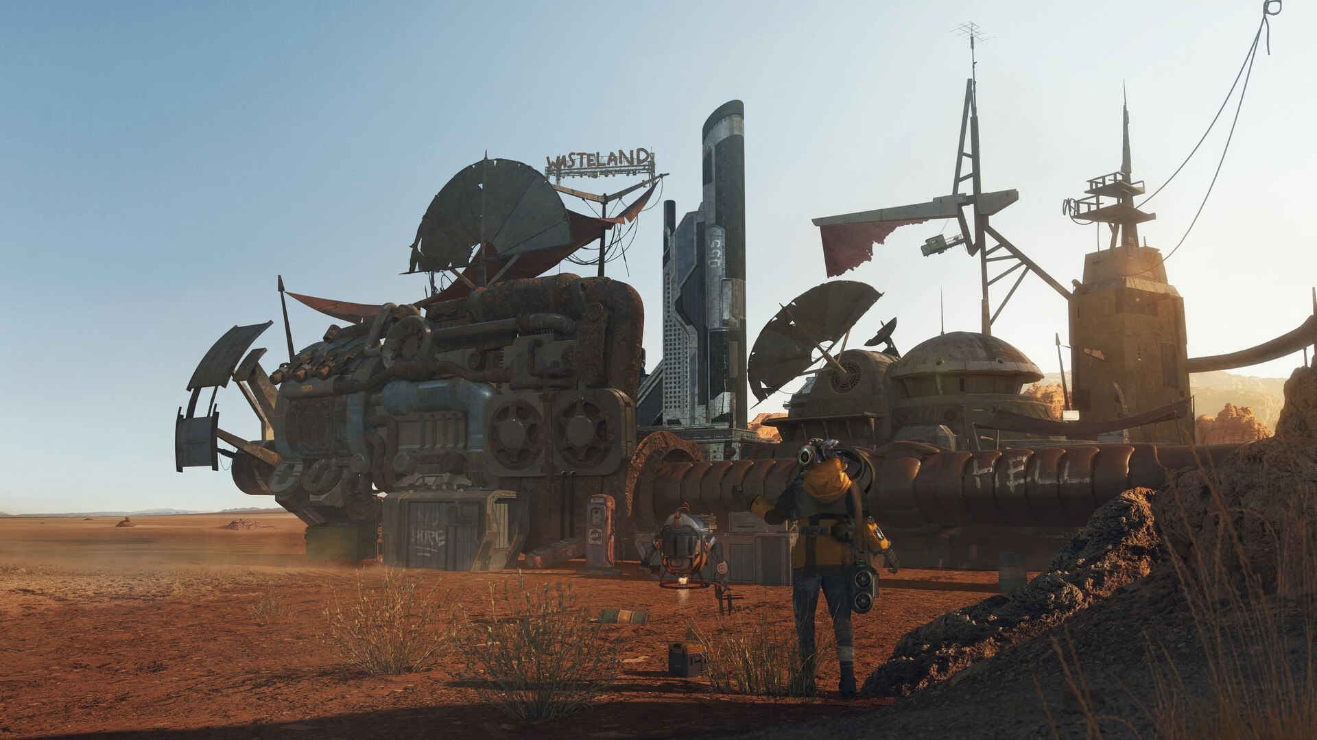 ArtStation - Dystopia - Desert base