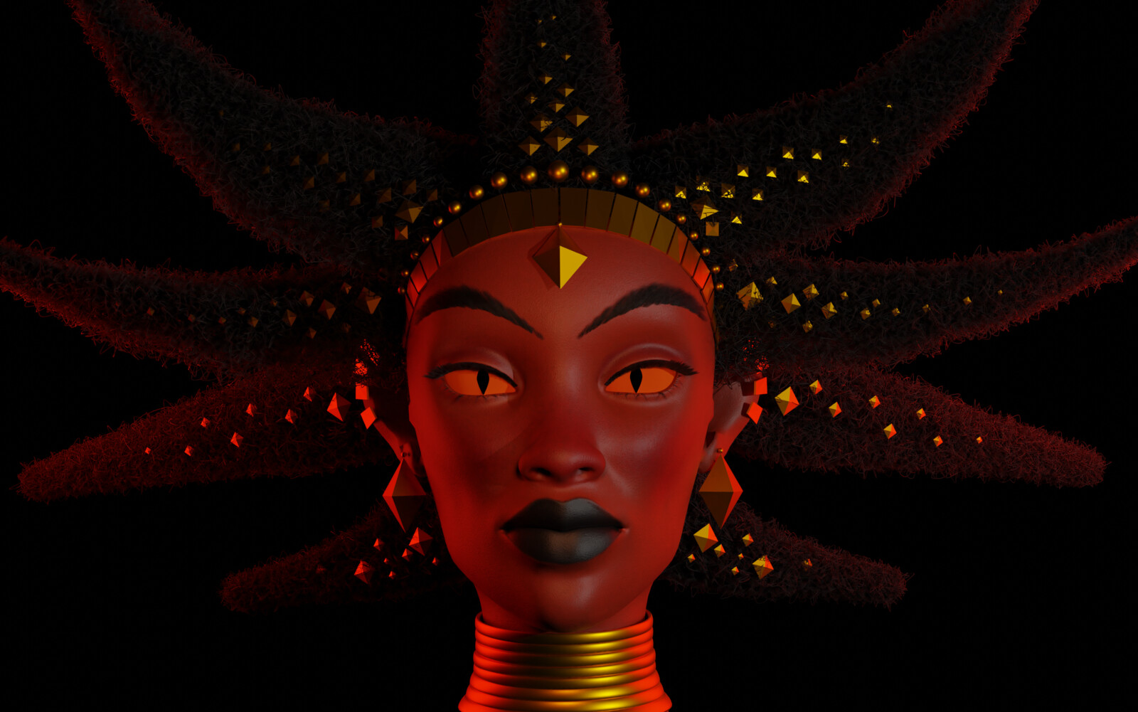 Shinshia - Karaba 3D portrait
