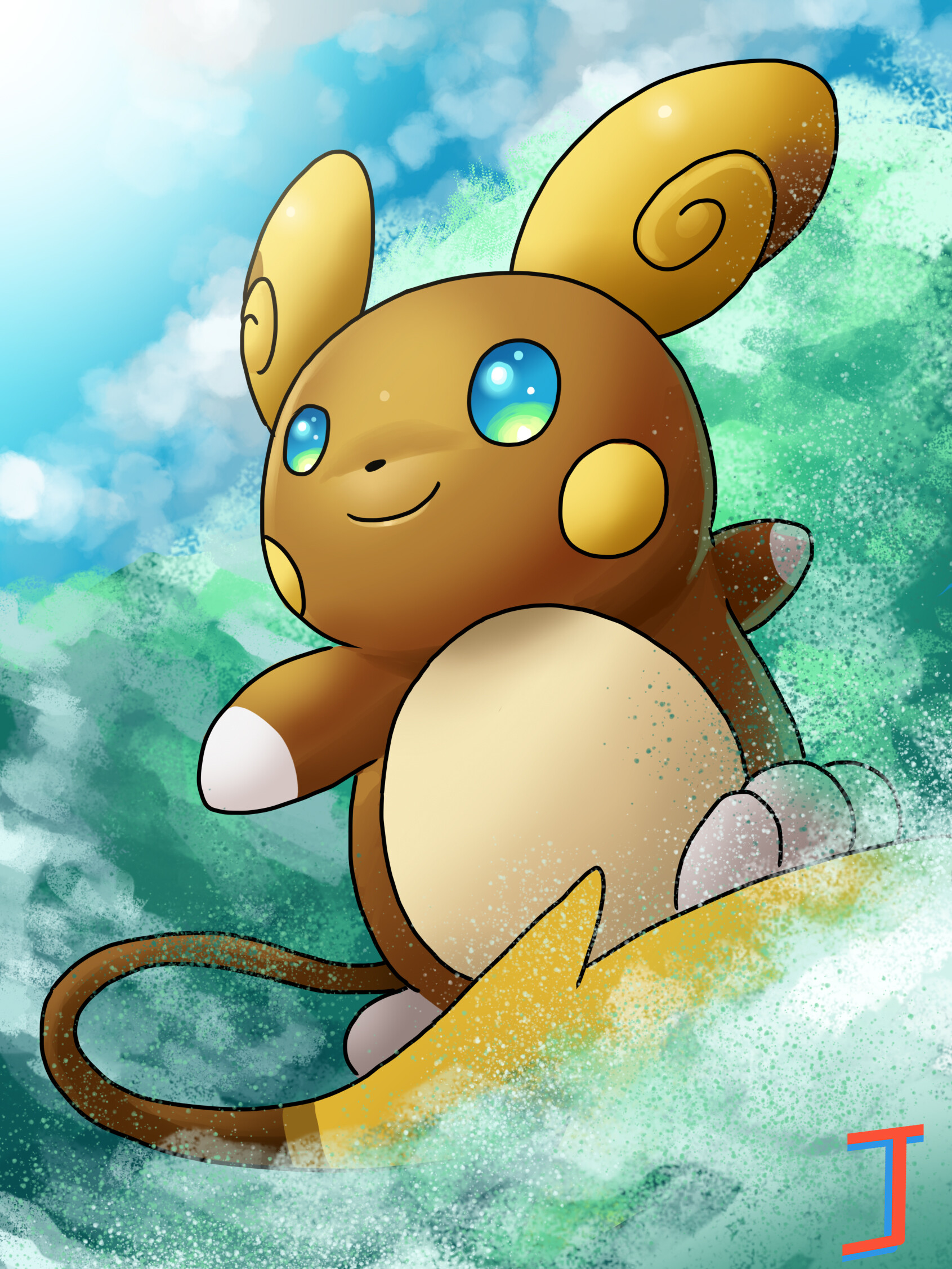 ArtStation - Alolan Raichu