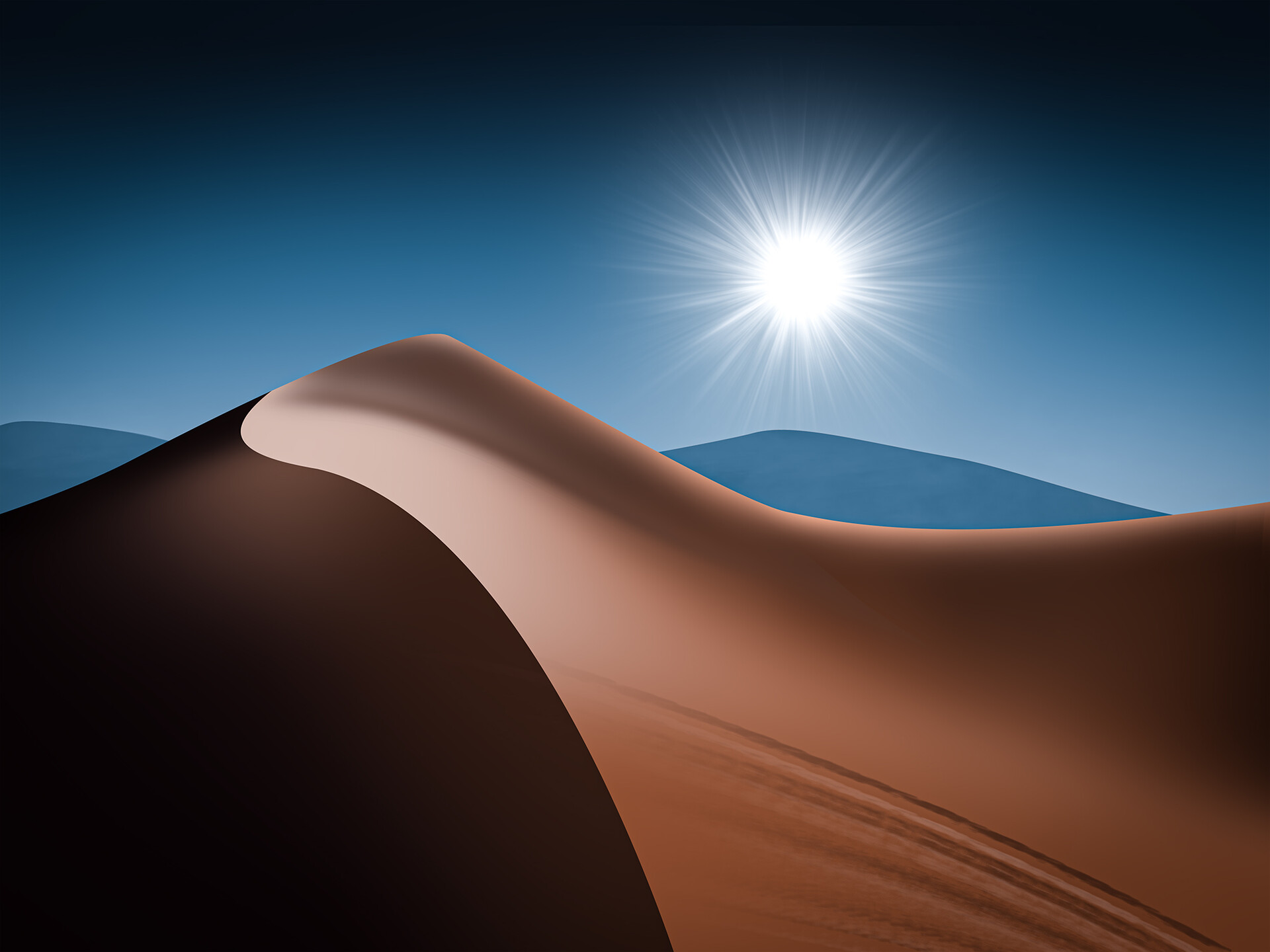 ArtStation - Desert sun