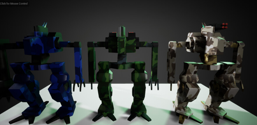 ArtStation - College project : Mech