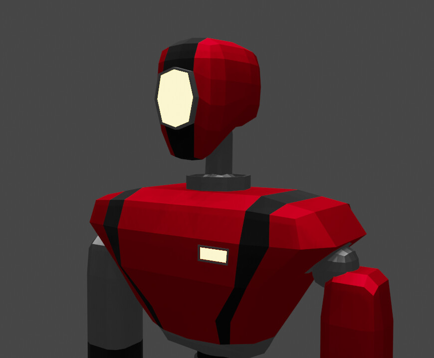 ArtStation - Low Poly Robot