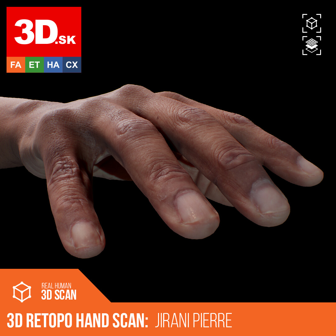 ArtStation - 71 Retopo hand scans