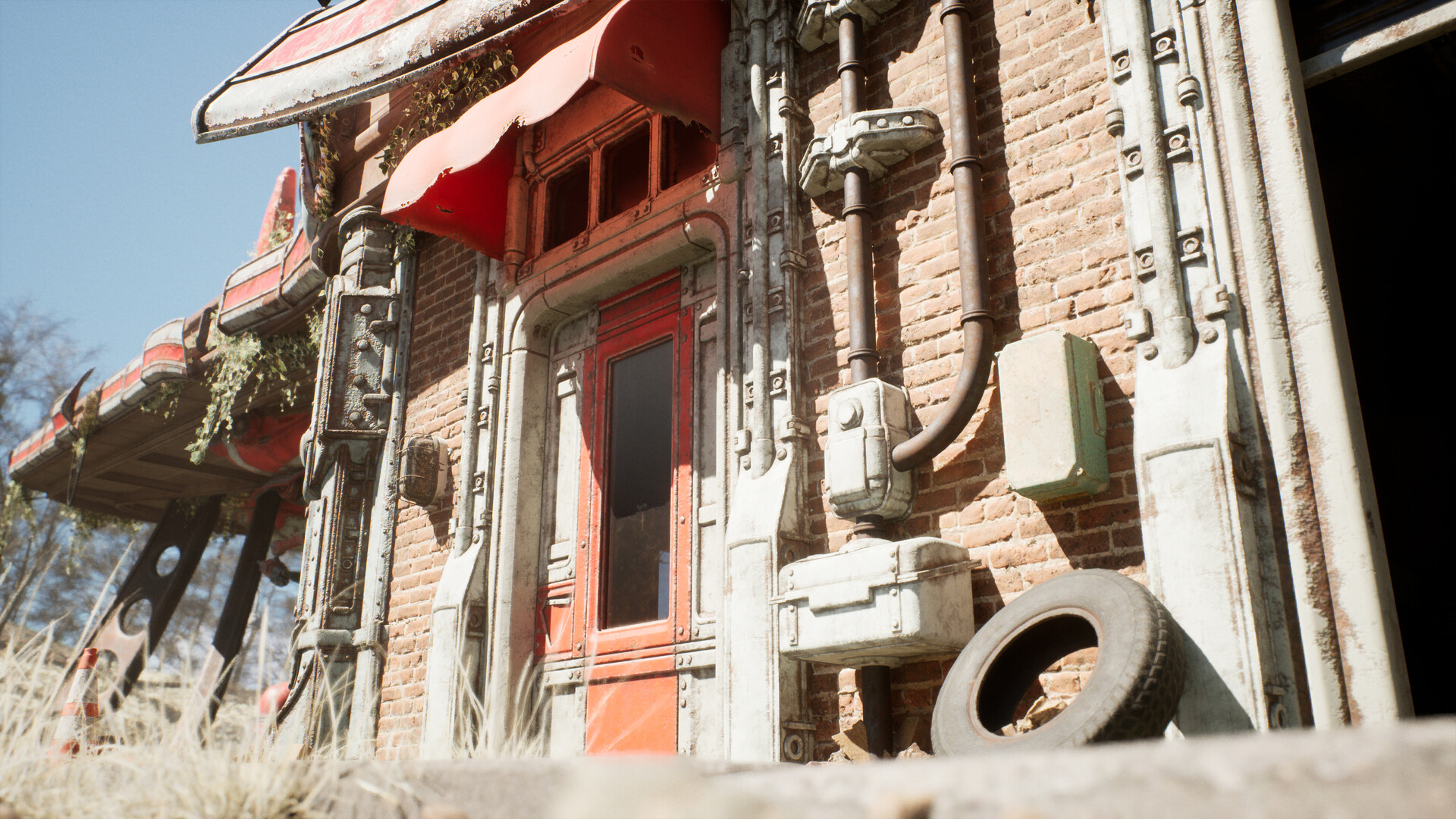 Andrew Gebert - UE5 Fallout 4 Fanart - Red Rocket Exterior