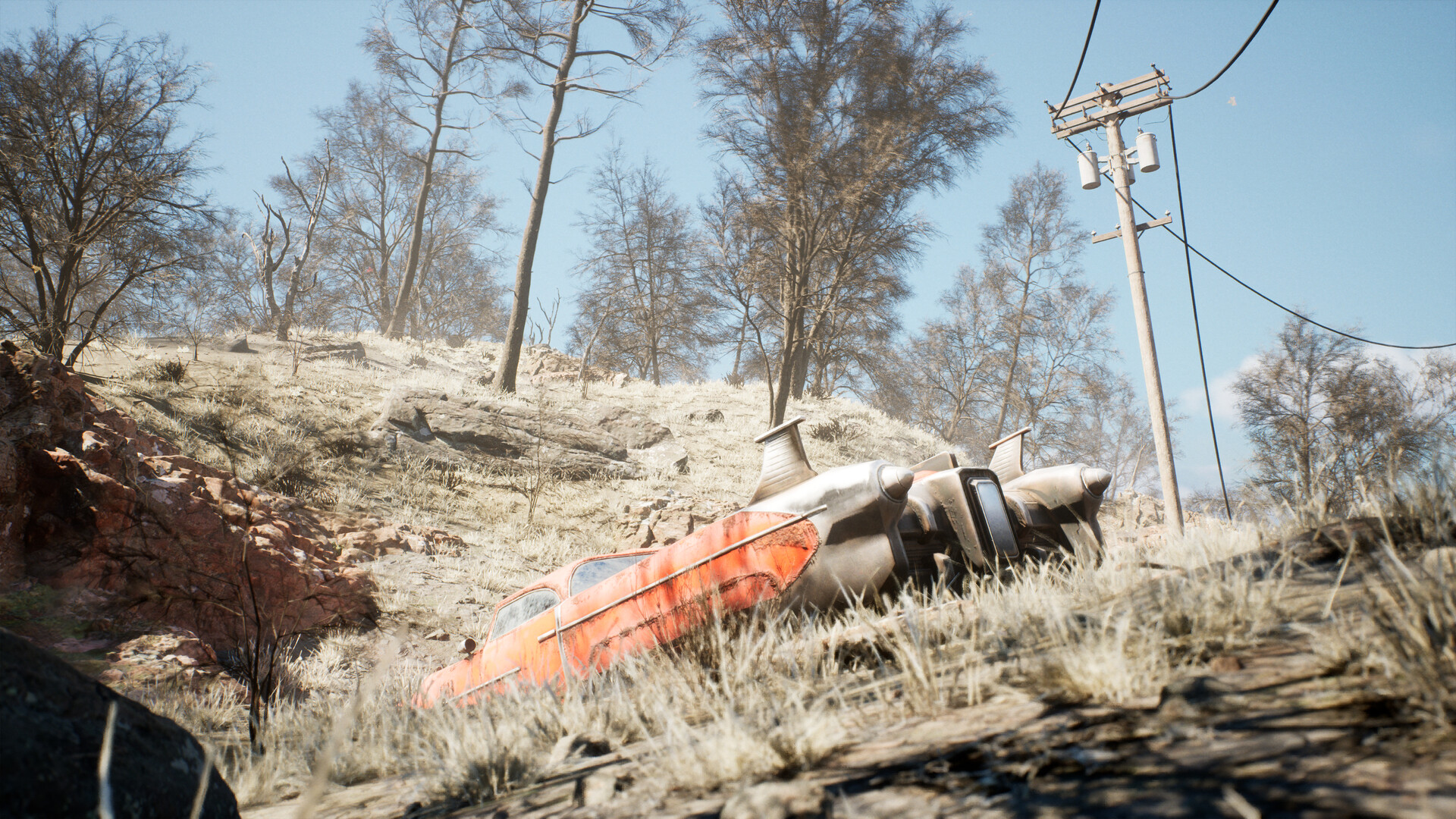 Andrew Gebert - UE5 Fallout 4 Fanart - Red Rocket Exterior